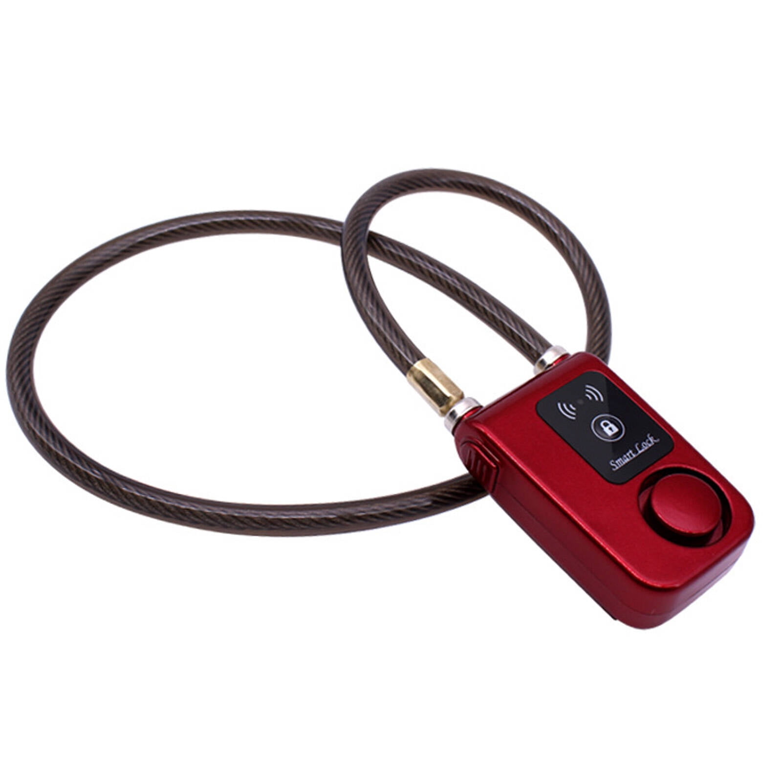 GJX Smart Bike Lock,Bluetooth Keyless Unlocking Cable Lock,16-Ton ...