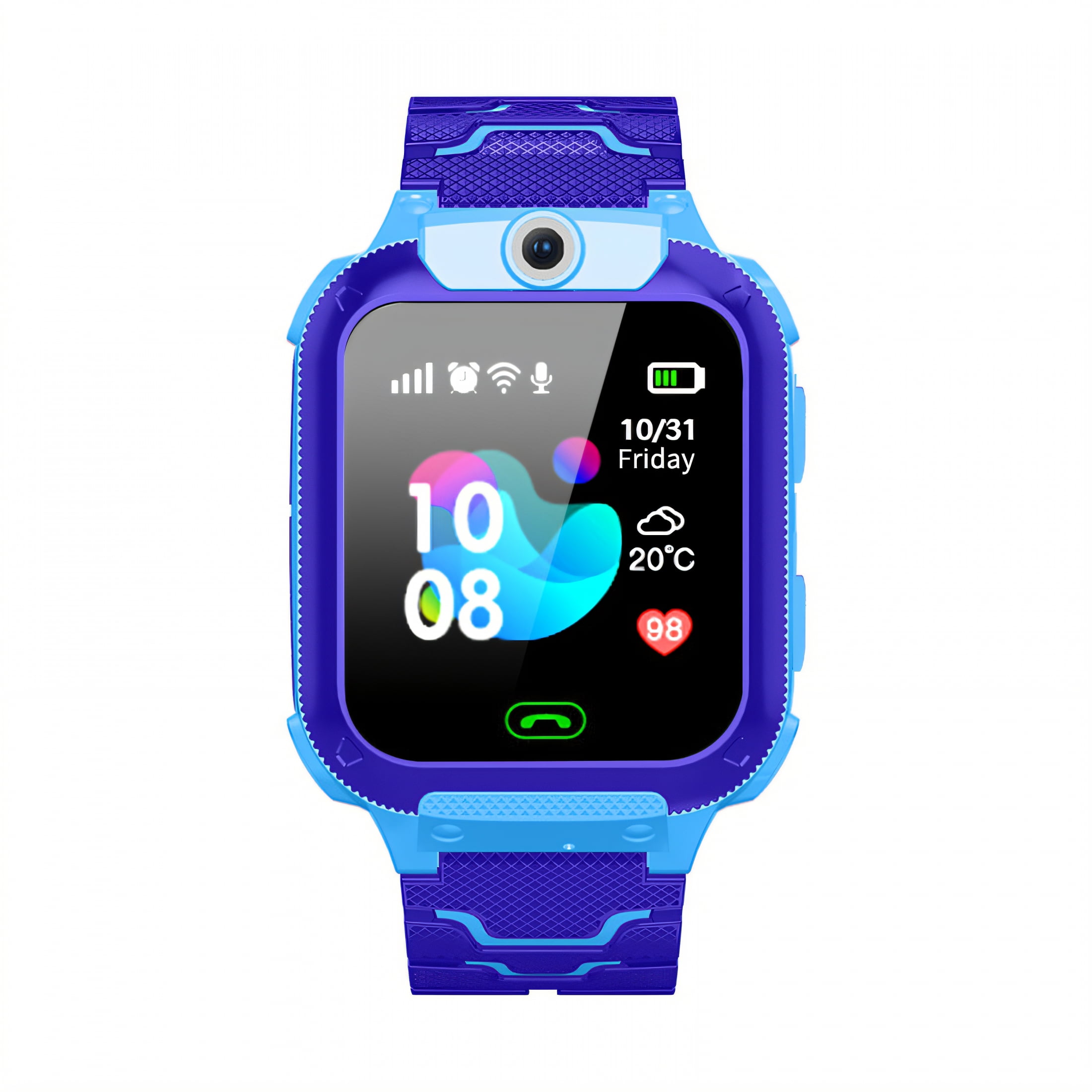 GJX Smart Watch for Kids,Real-Time Tracking Kids Smart Watch,Sos Button ...