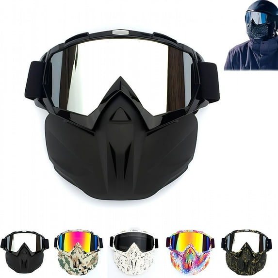 GJX Snow Ninja Mask,Snow Ninja Mask Goggles,Cold Weather Goggles,Ski ...