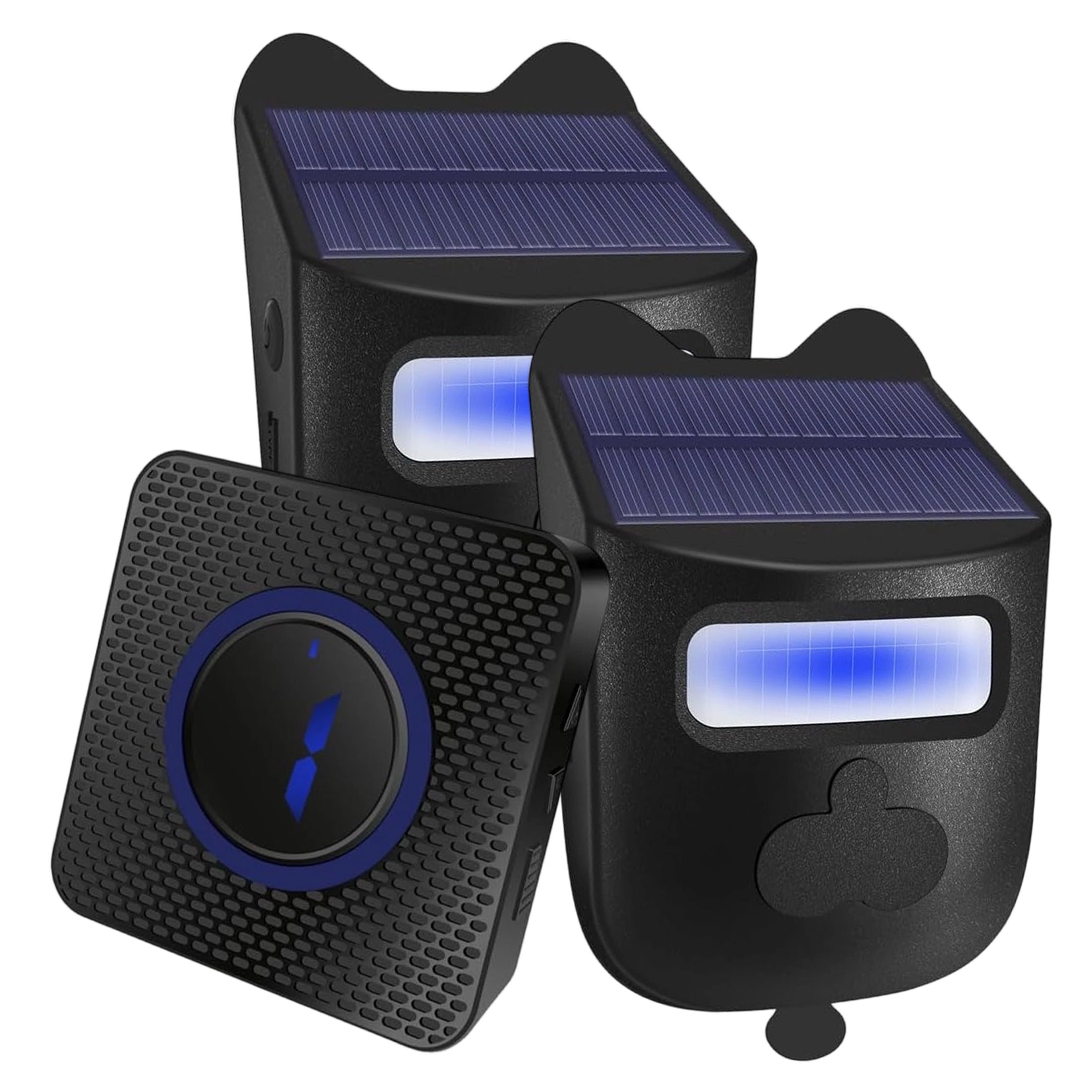 GJX Solar Driveway Alarm,984 Ft Long Range Wireless Driveway Alarm ...