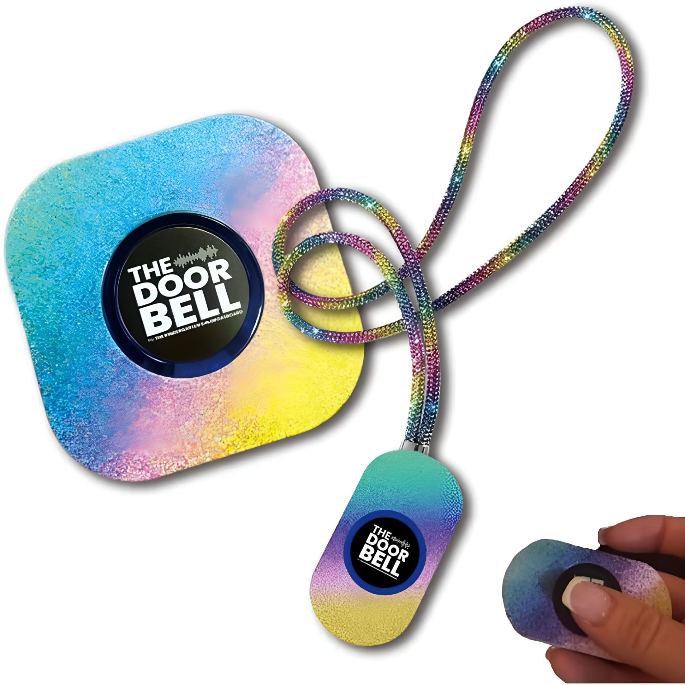 GJX Sparkly Rainbow Teacher's Remote,Classroom Doorbell for Teachers ...