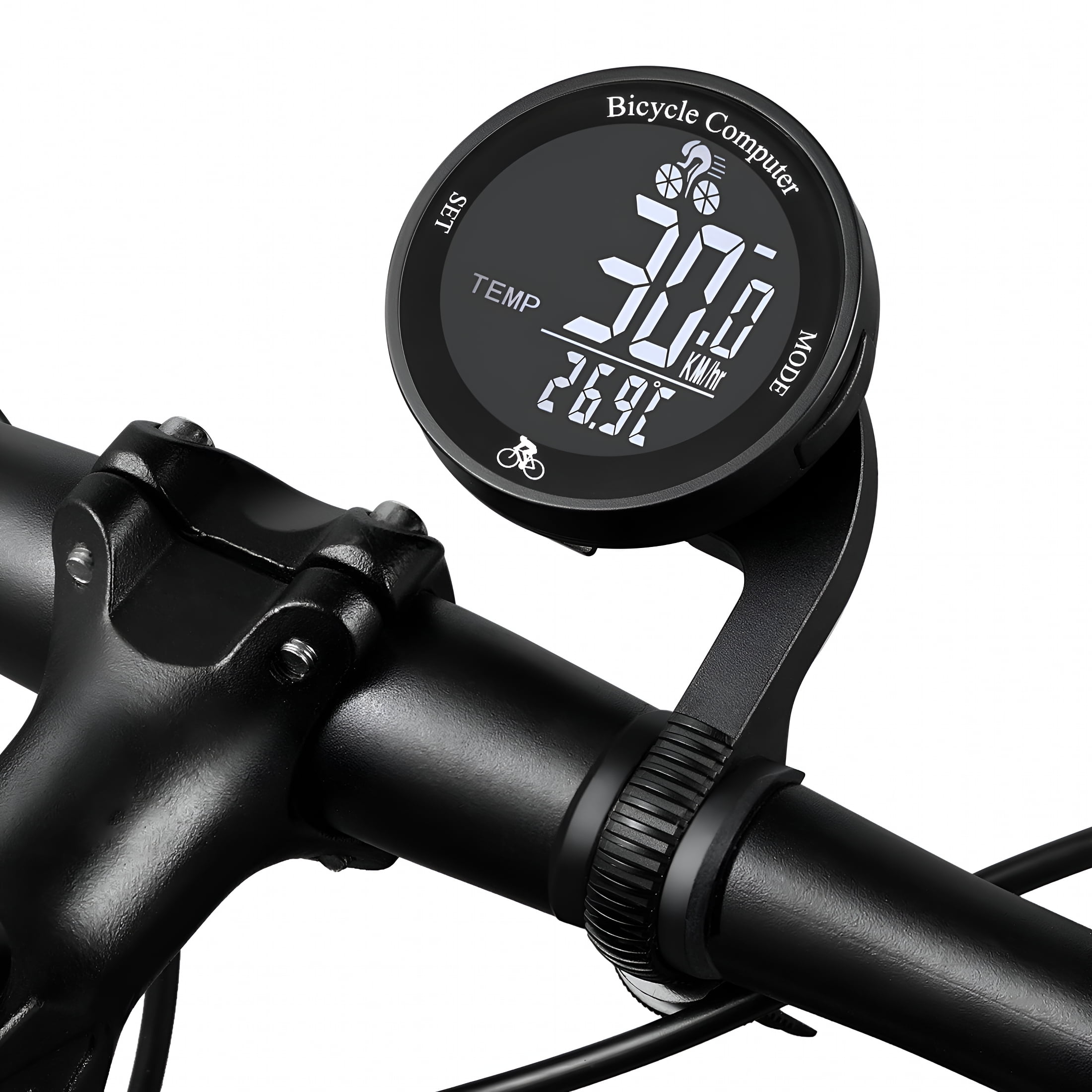 GJX Speed Meter, Functional LCD Screen Bike Computer Waterproof ...