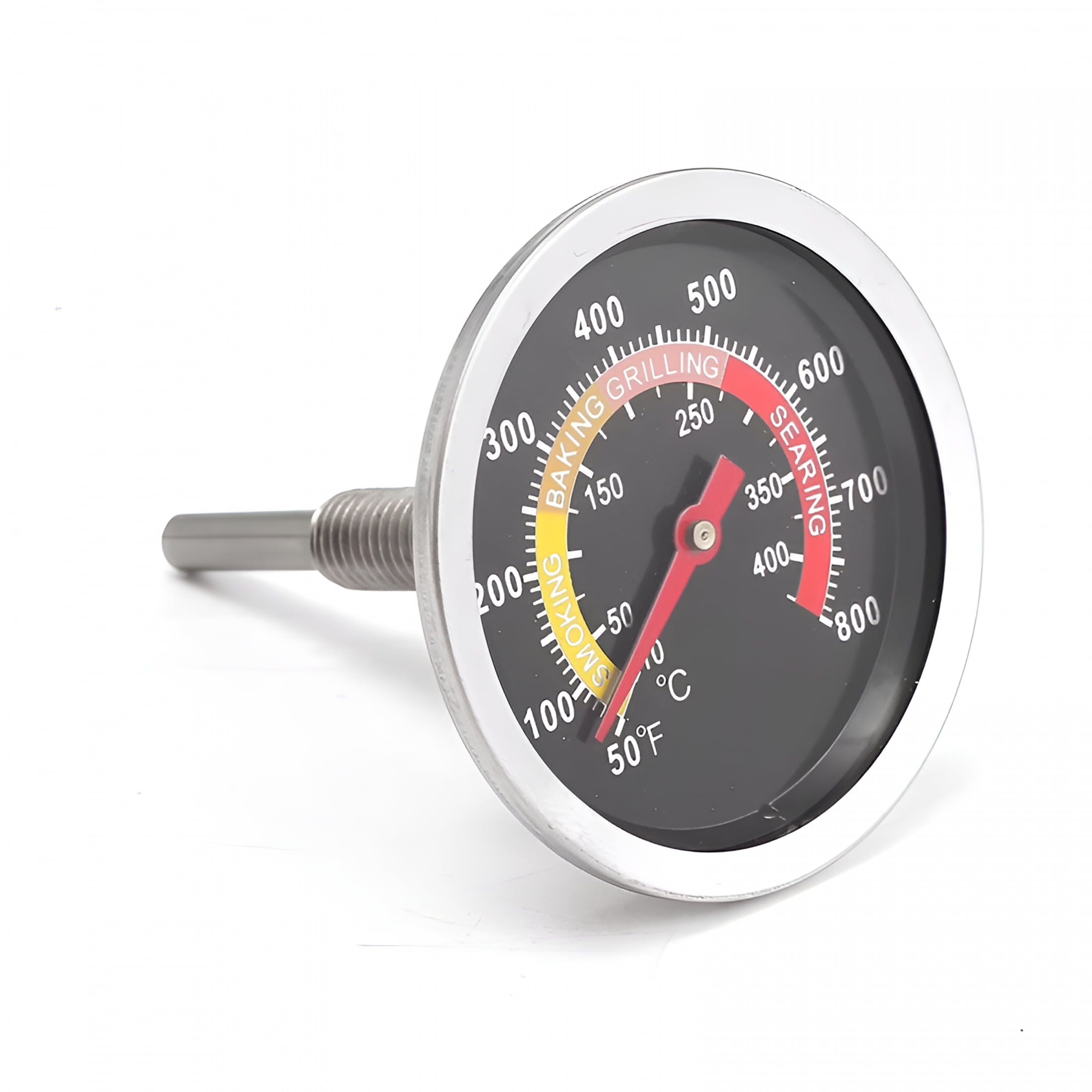 GJX Stainless Steel BBQ Smoker Grill Mini Thermometer Cooking Food ...