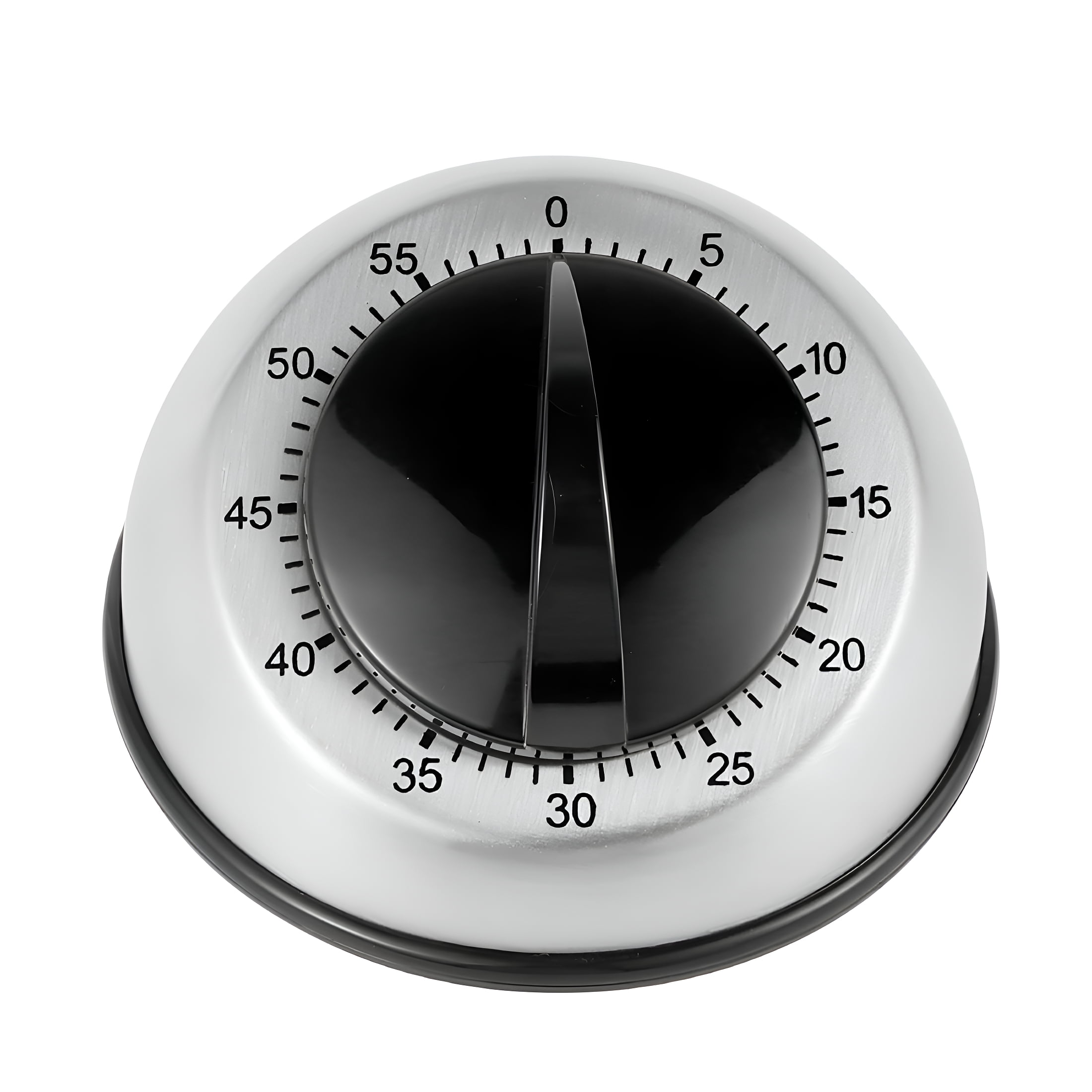 GJX Stainless Steel Kitchen Timer 60 Minutes Mechanical Wind Up Time ...