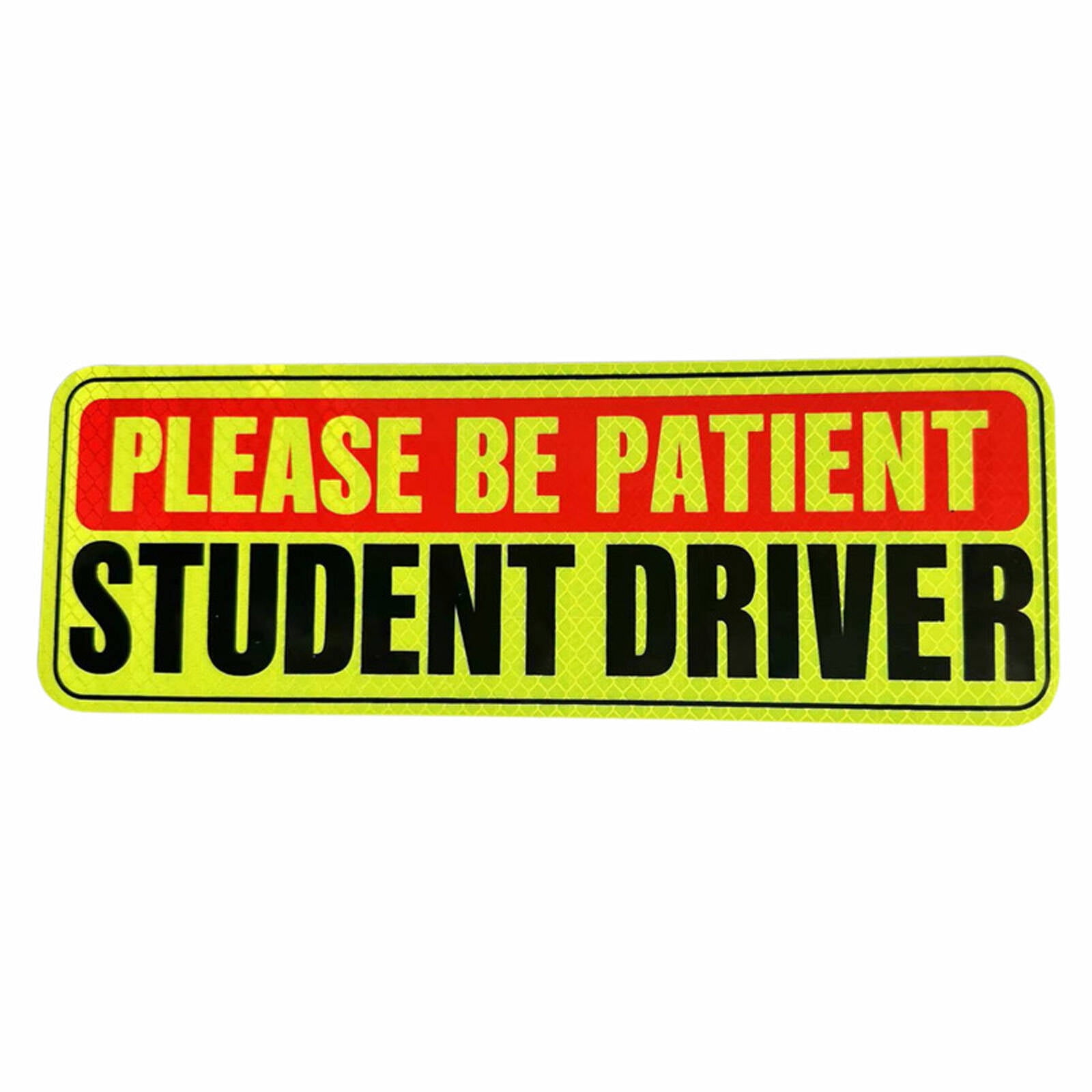 GJX Student Driver Magnet,Enhances Night Driving Safety Car Stickers ...