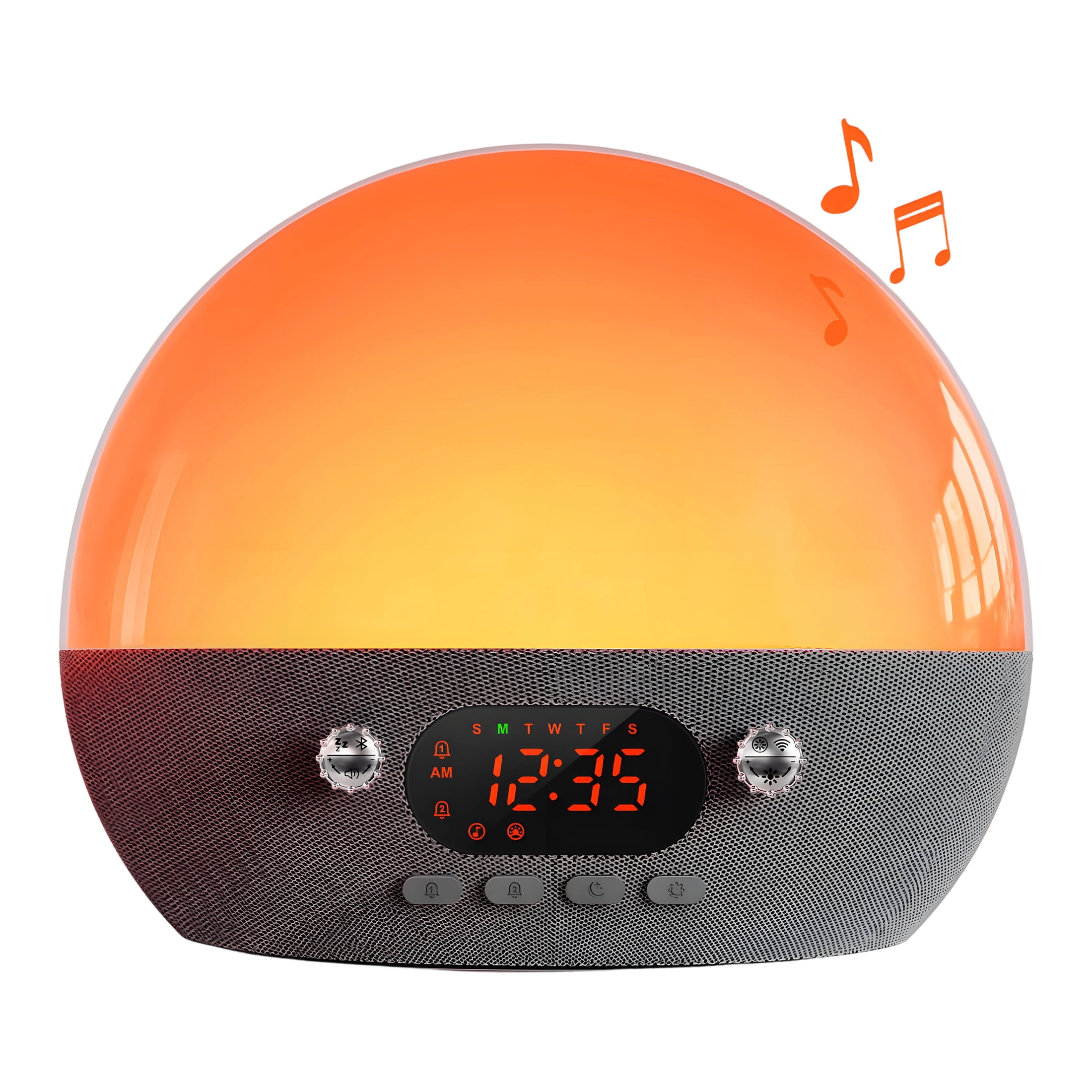 GJX Sunrise Alarm Clock,Smart 4-in-1 Sunlight Alarm Clock,with ...