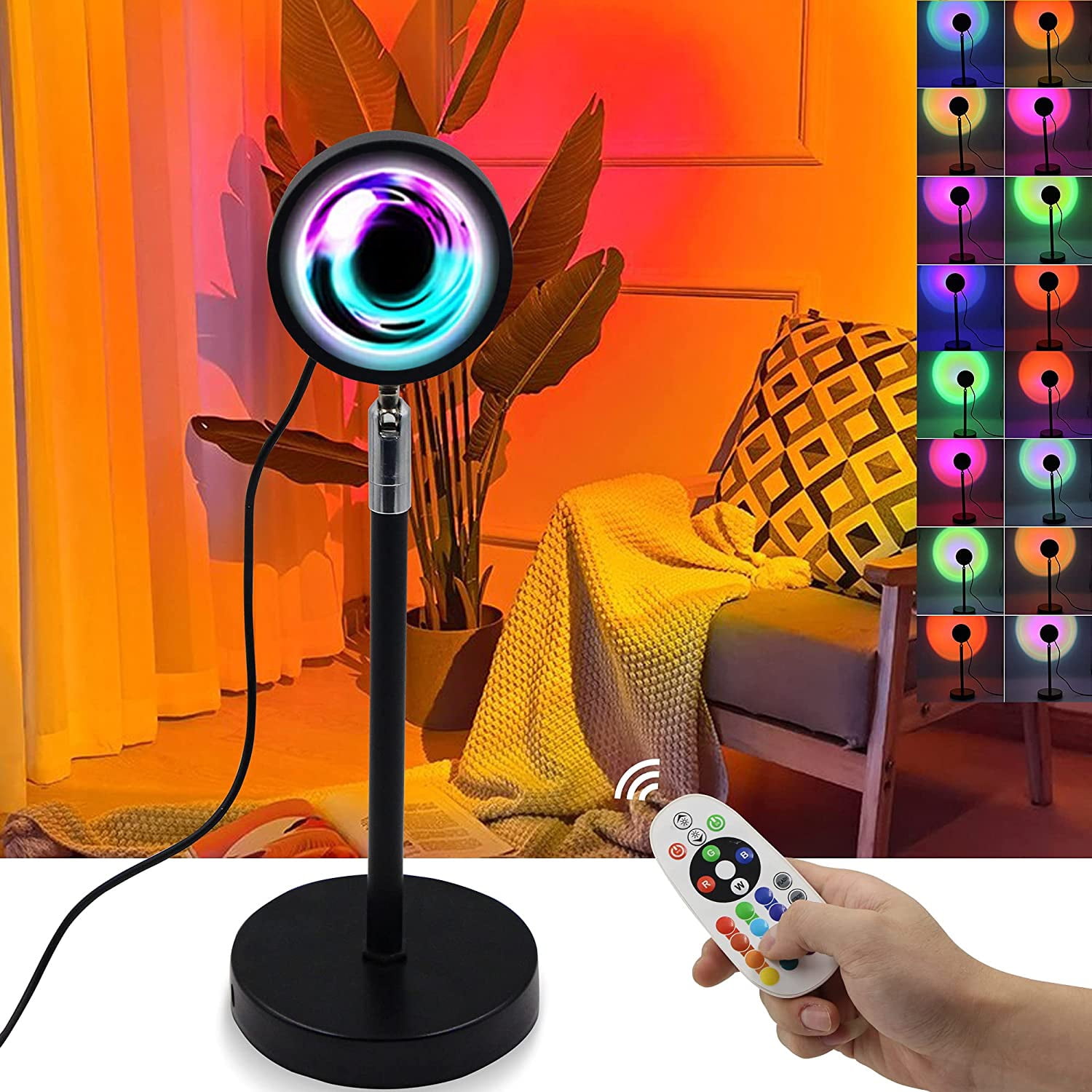 Sunset Light - Sunset Lamp Projector 16 Colors Modern Sunrise ...