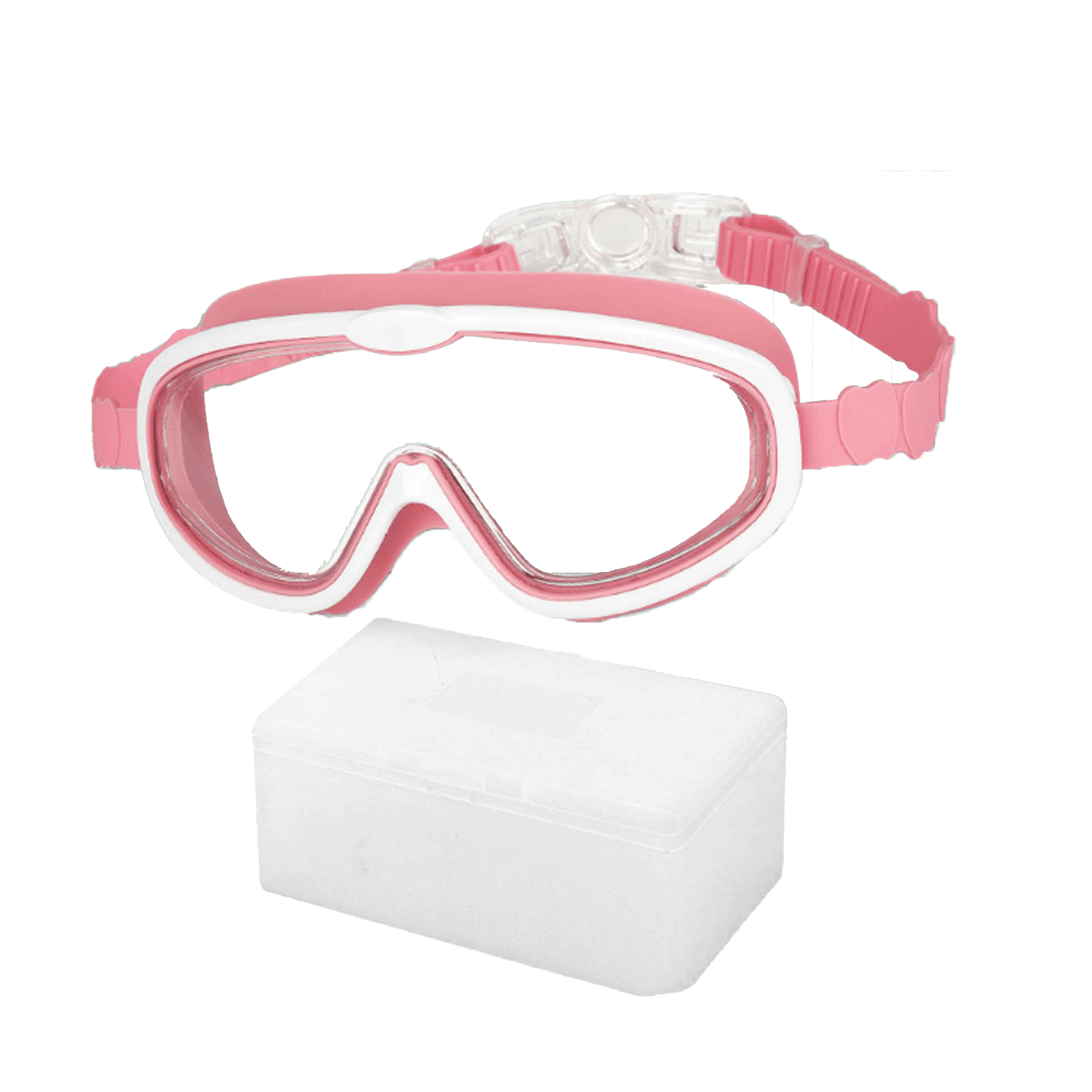 GJX Swimming Goggles,Soft Silicone Eye Mask Kids Swim Goggles,Automatic ...