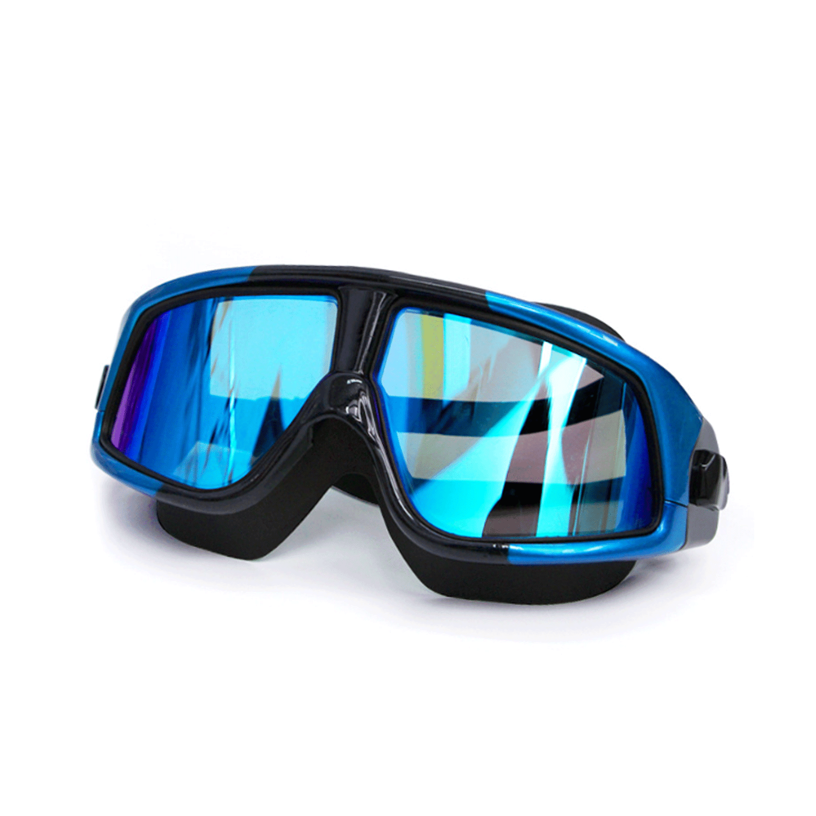 GJX Swimming Goggles,Wide HD Lenses Goggles Swimming Adult,3D Design ...