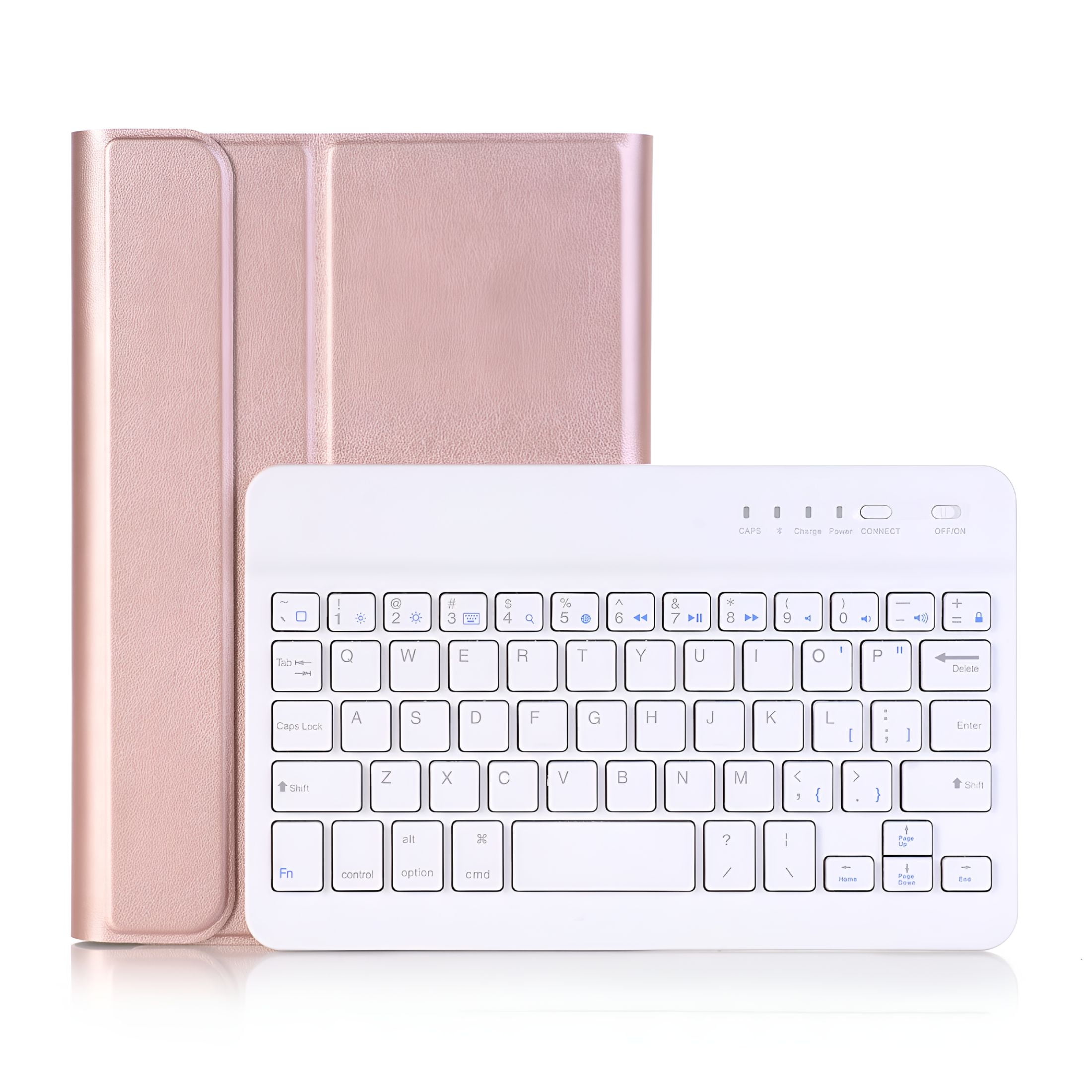 GJX Tablet Keyboard Case - Detachable Bluetooth Keyboard, Slim 7mm ...