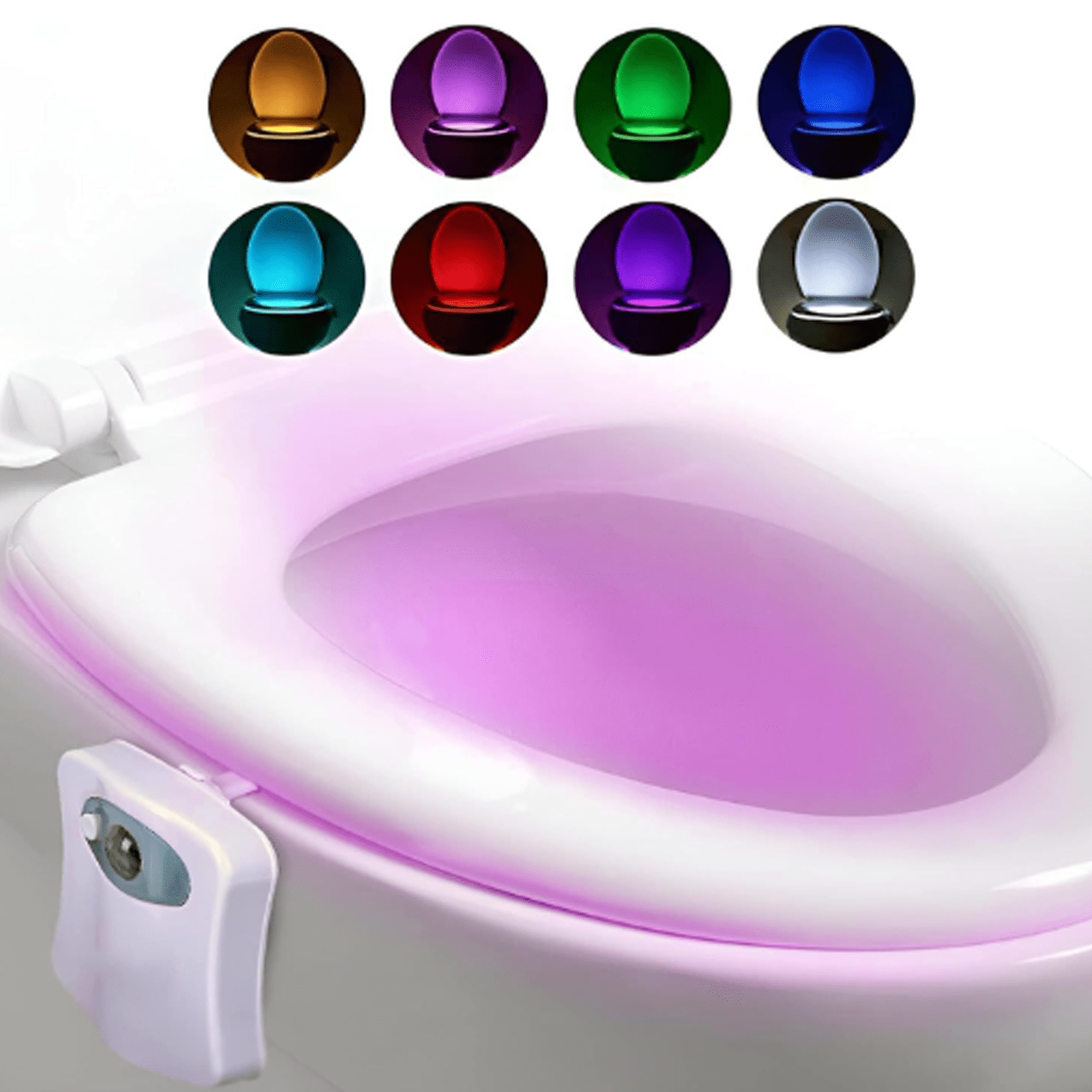 GJX Toilet Light,Intelligent Sensing Toilet Lights Inside Toilet,Eight ...