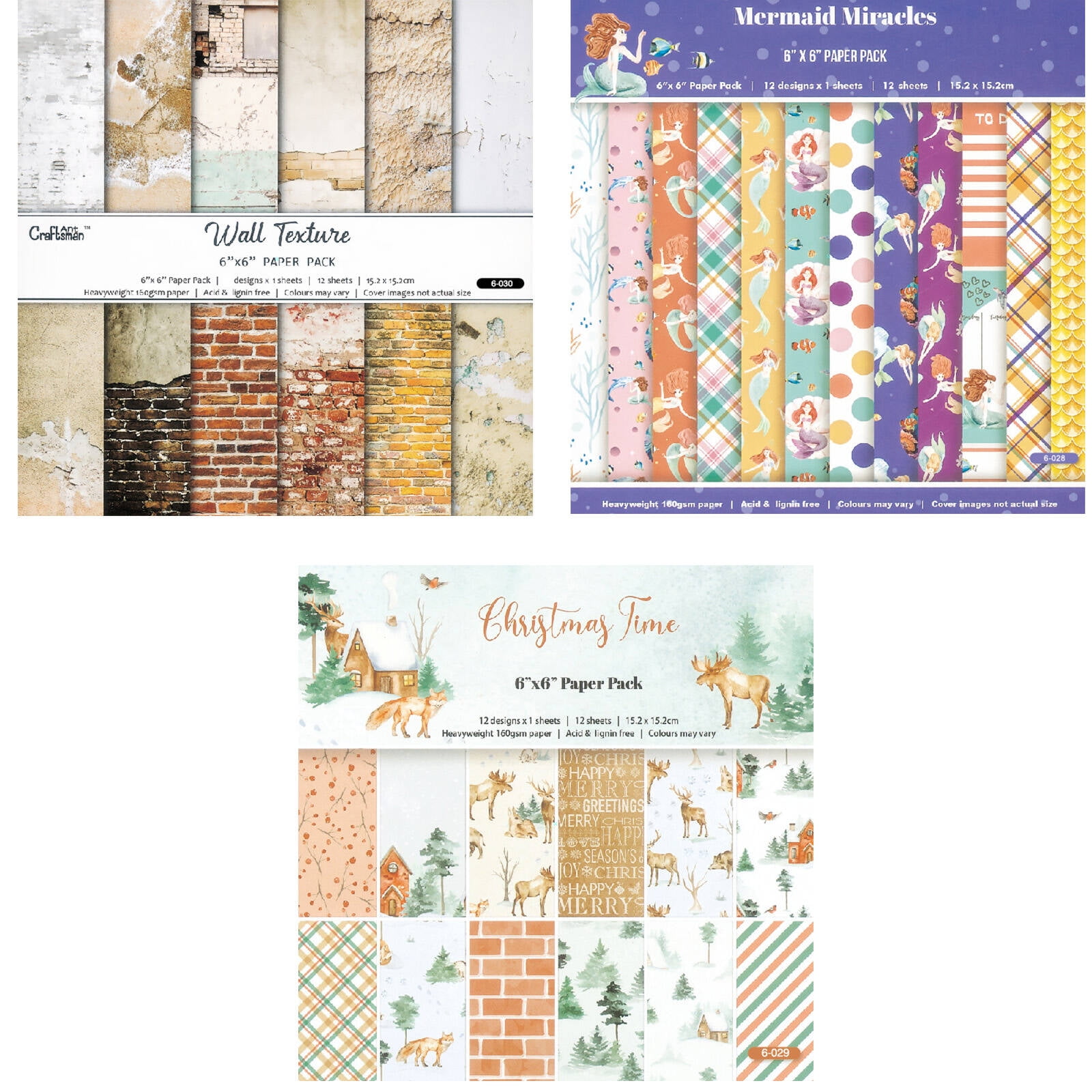 CCOCC 4Pcs Scrapbook,Versatile Background Paper Scrapbook Album for ...