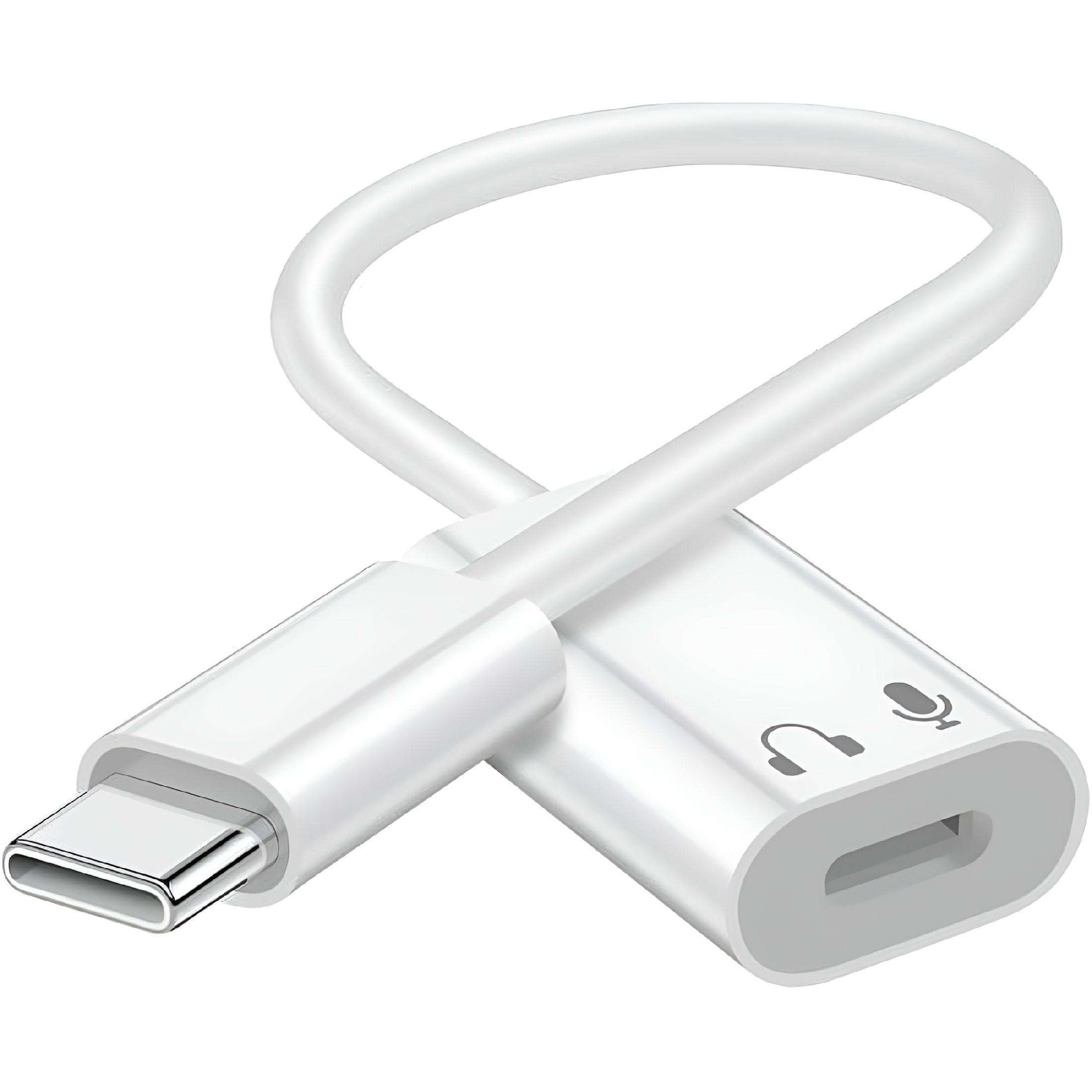 GJX USB C to Lightning Audio Adapter, USB Type C Male to Lightning ...