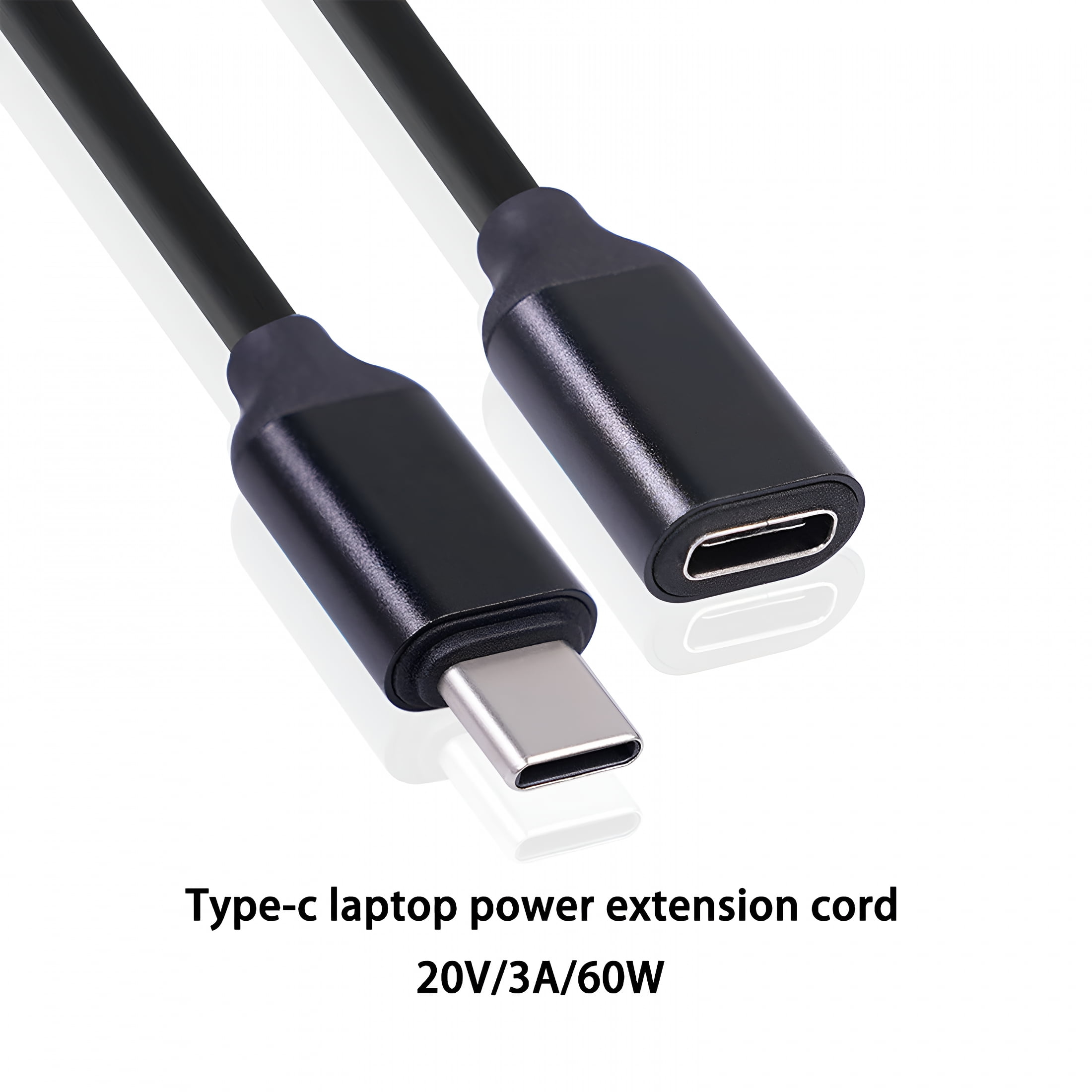 GJX USB C Type-C Male to Female Extension Cable Type-C Interface to USB ...