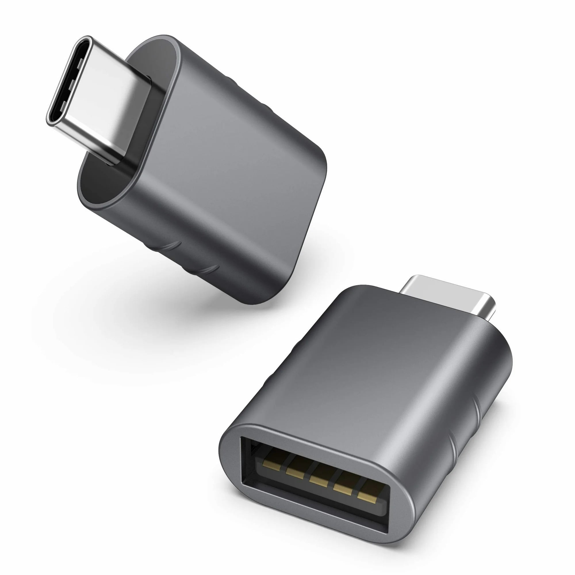 GJX USB C to USB Adapter [2 Pack], USB C Male to USB3 Female Adapter ...