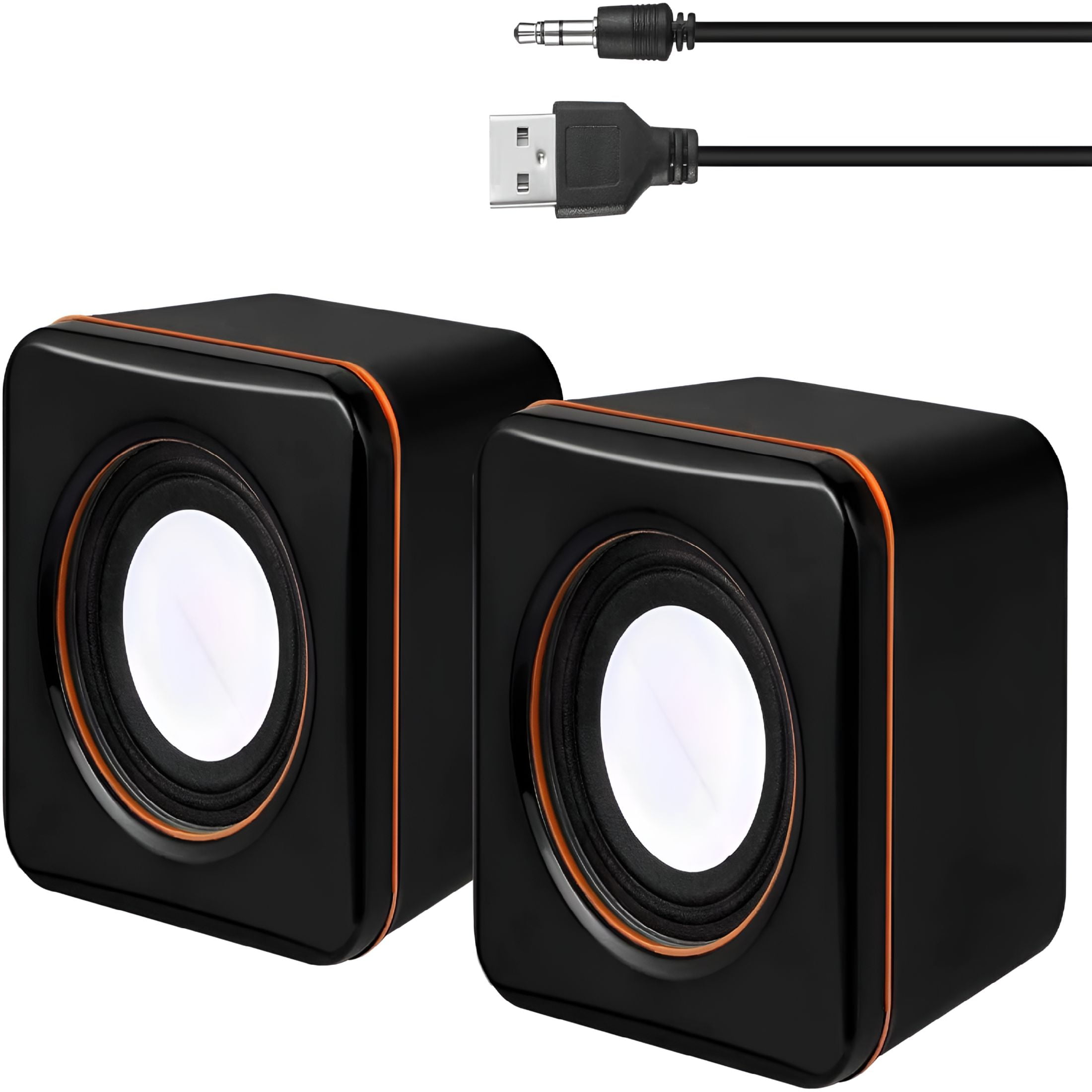 GJX USB Computer Speakers, Small Speakers for Laptop Desktop Netbook ...