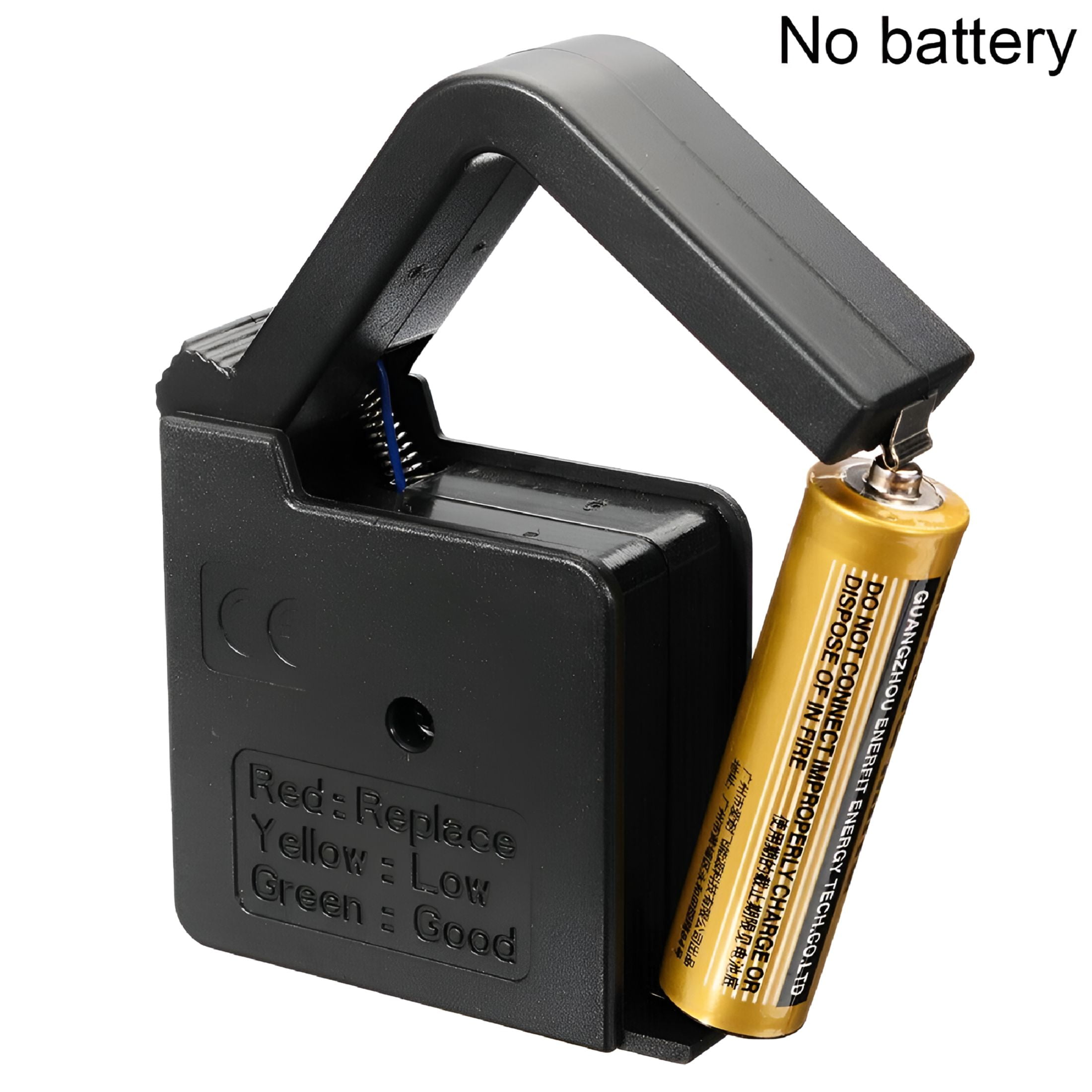 GJX Universal AA/AAA/C/D/18650/9V/1.5V Button Cell Battery Tester ...