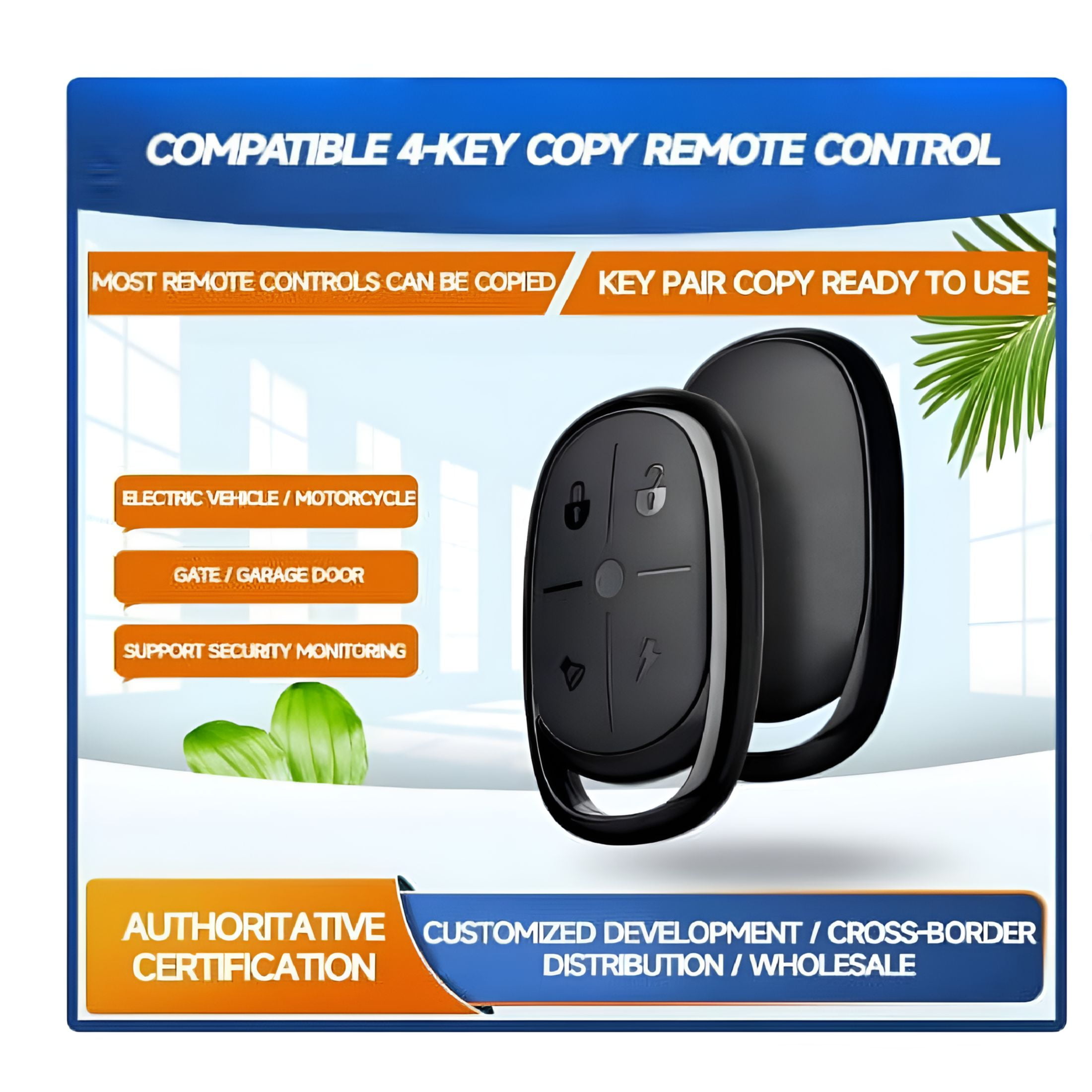 GJX Universal Remote Control Access Garage Door Opener Copy Clone Code ...
