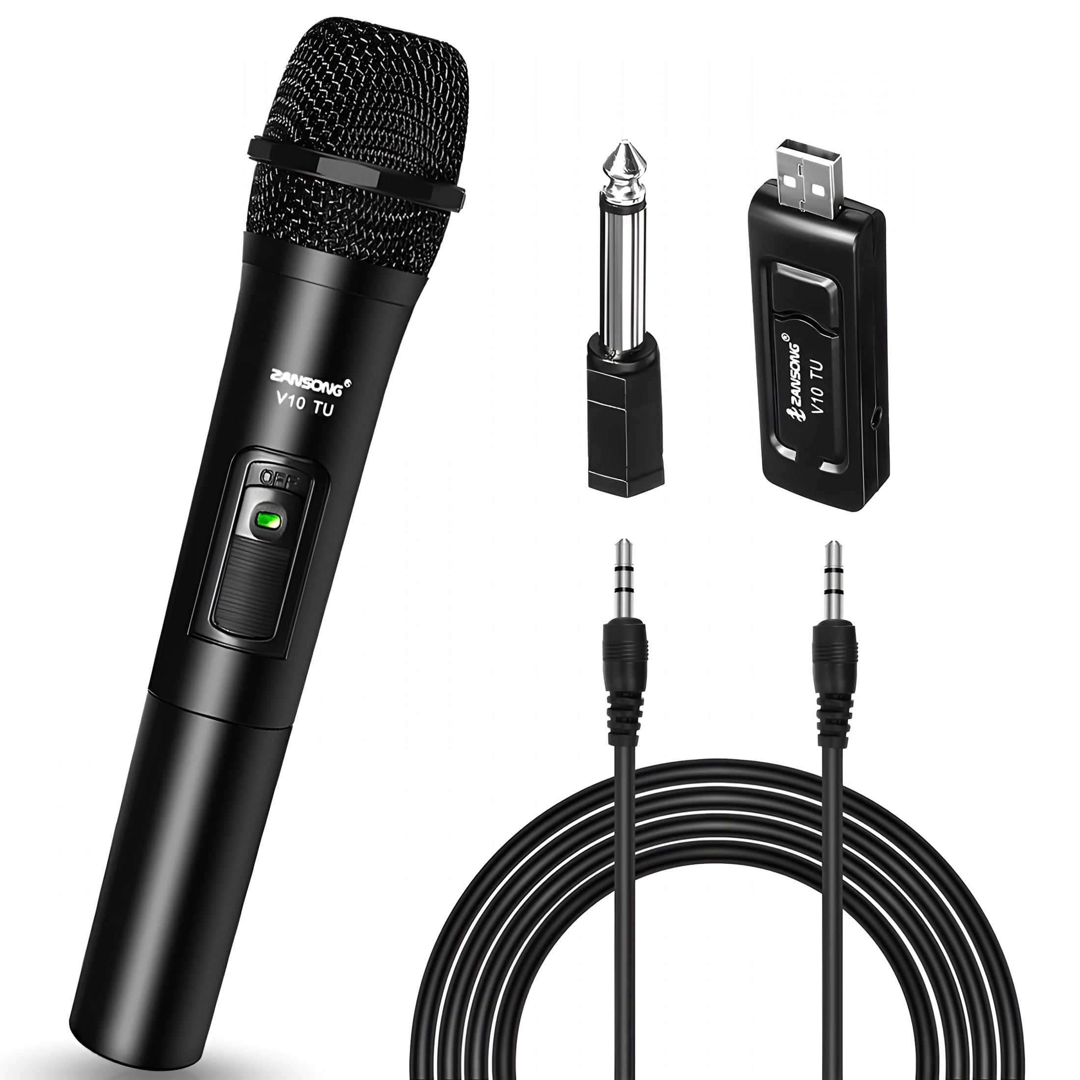 GJX Universal Wireless Microphone Kit,Microphone for Karaoke Handheld ...