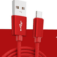 GJX USB Cable Super Fast Charging Android Charger Cable,Nylon Braided ...