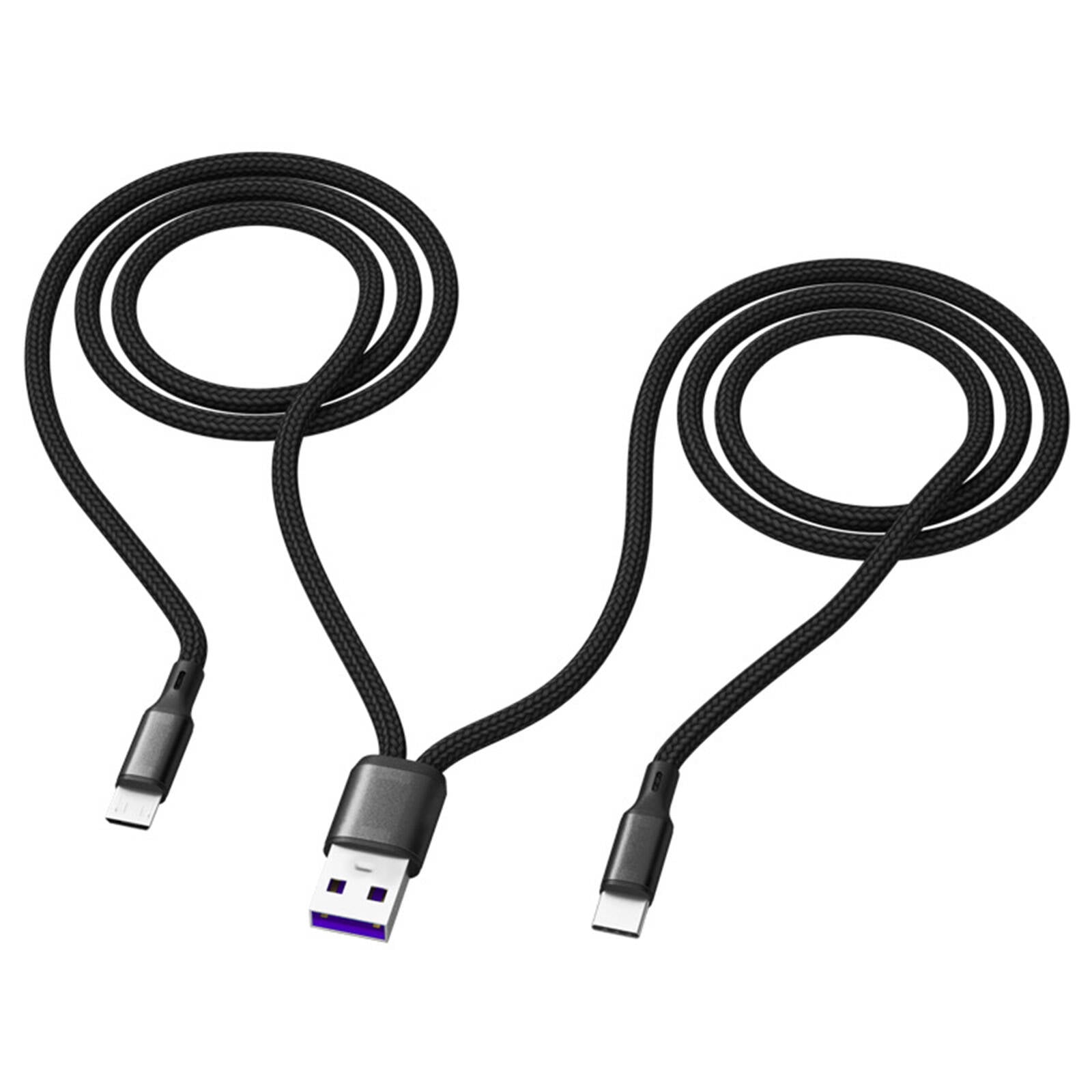 GJX Usb Extension Cable Multi Charging Cable Usb B,Black - Walmart ...