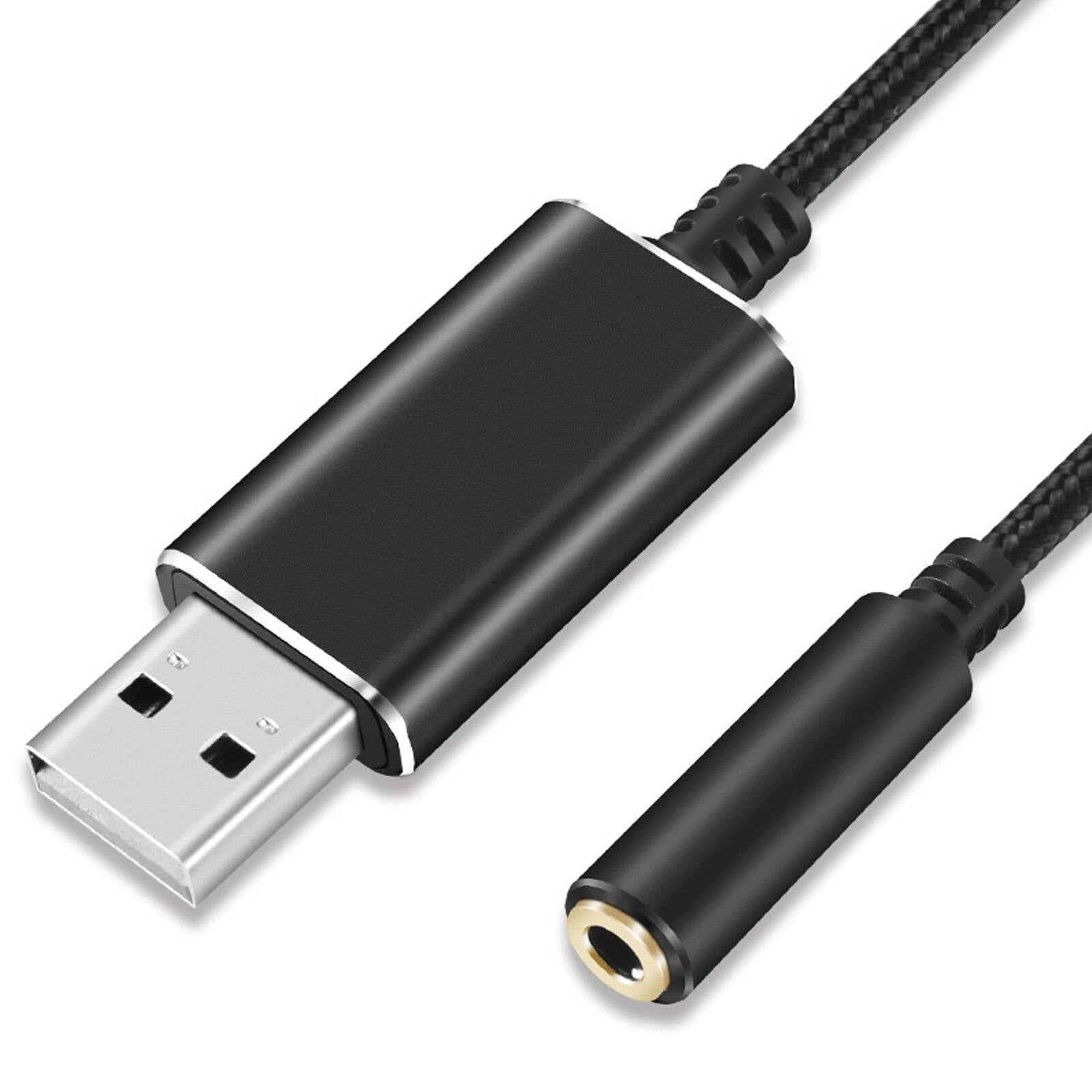 GJX Usb to 3.5Mm Jack Audio Adapter Plug and Play Headphone Adapter ...