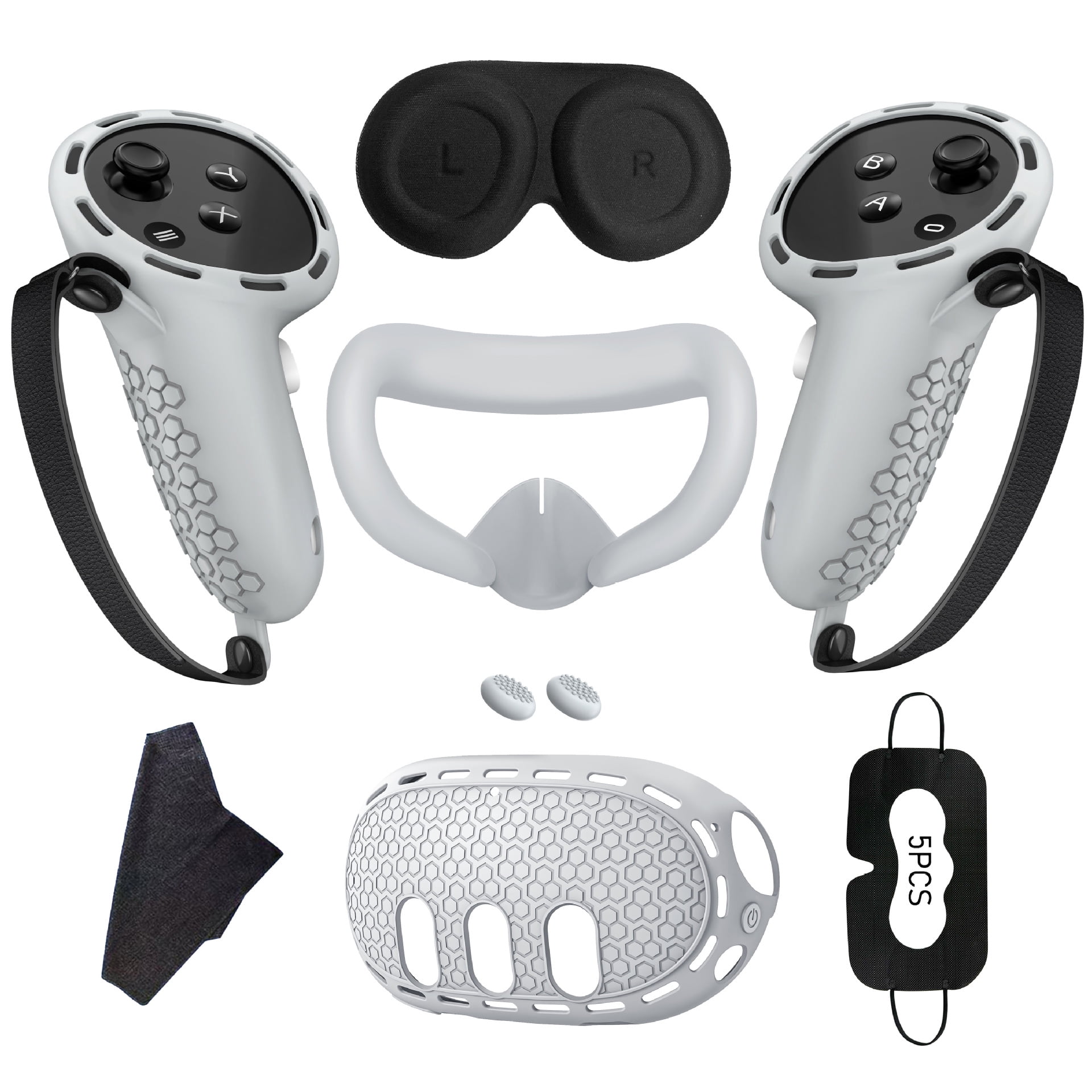 GJX VR Headset,Light-Blocking Visor for Focused Gameplay VR Glasses ...