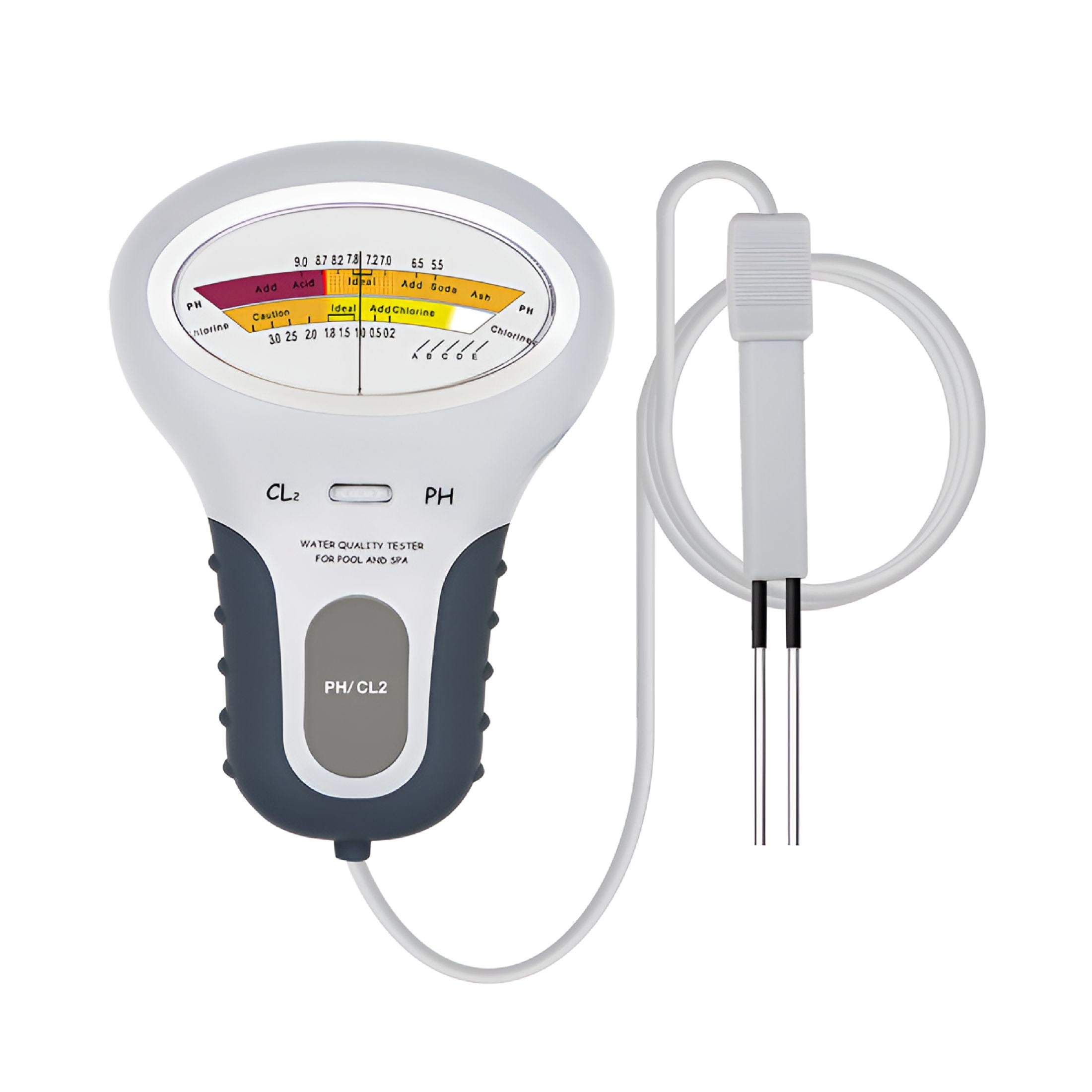 GJX Water Quality Analyzer,Digital Chlorine and pH Tester for Swimming ...