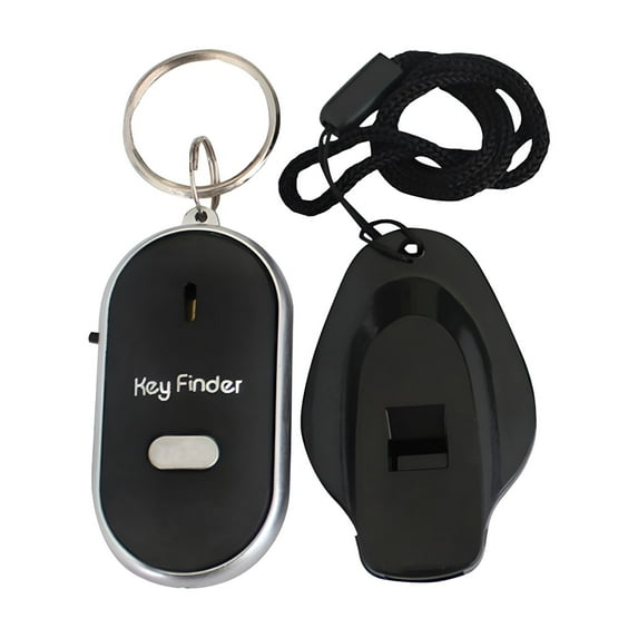 GJX Whistle Key Finder Flashing Beeping Sound Control Alarm Anti-Lost ...