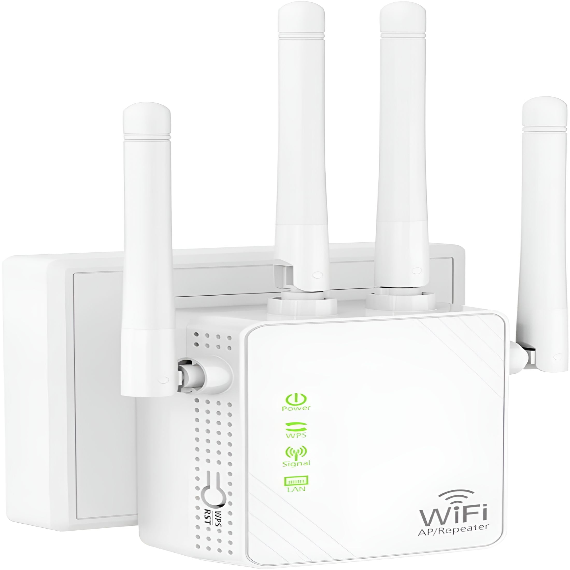 GJX WiFi Extender Signal Booster Up to 5000sq.ft and 45 Devices, WiFi ...