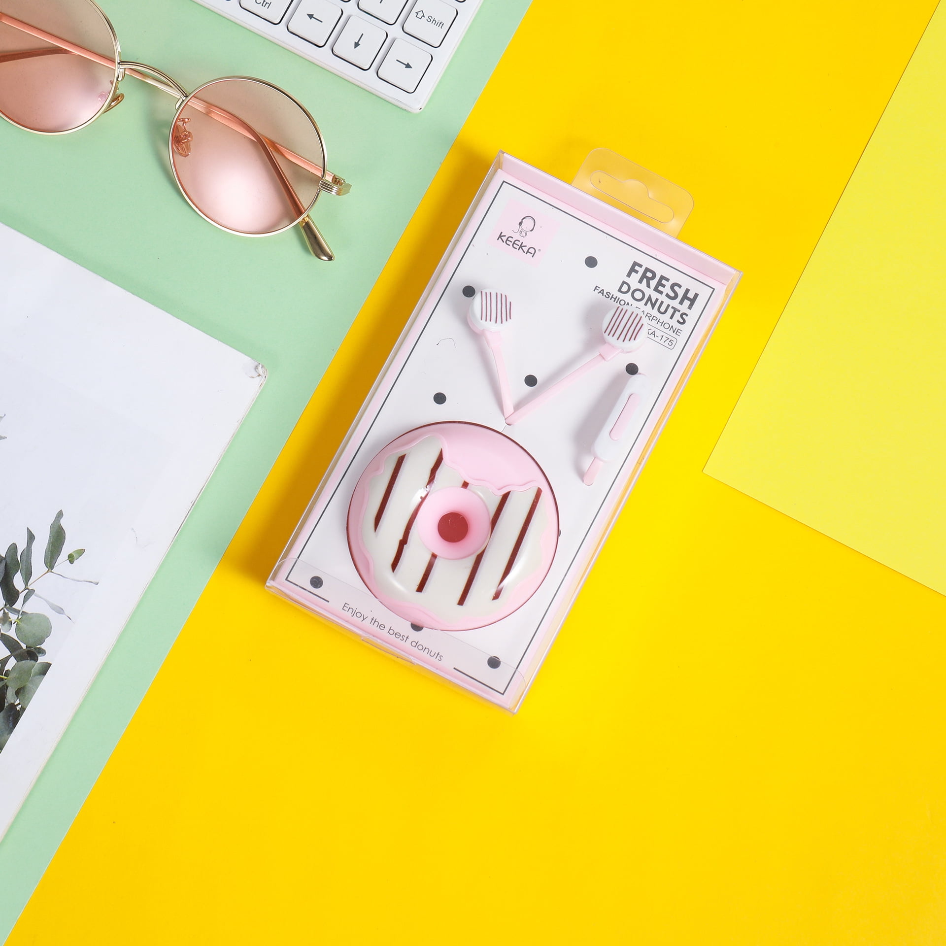 GJX Wired Earbuds,Cute Donut Design Kids Earbuds,Kids Earbuds - Walmart.com