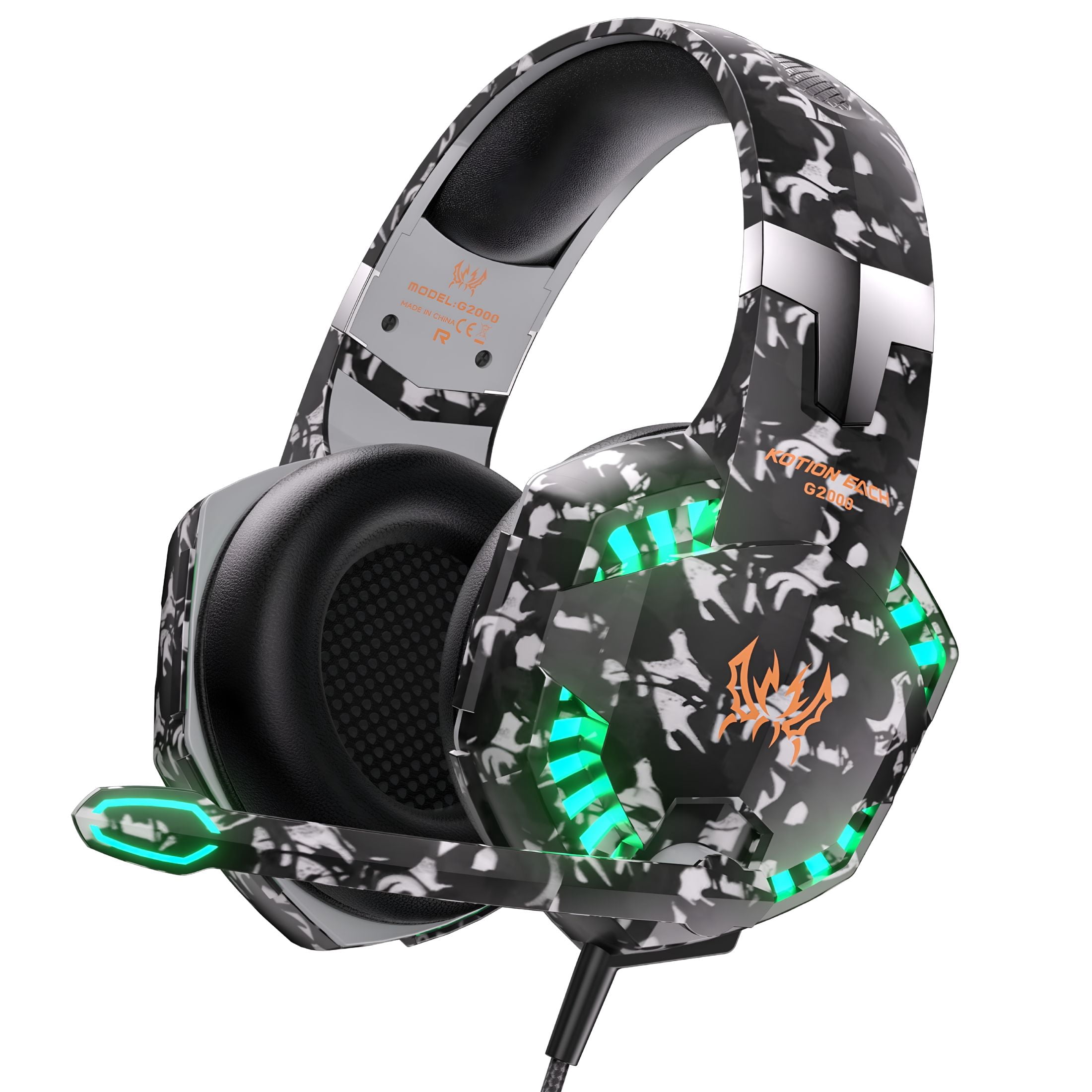 GJX Wired Gaming Headset for Ps5/Ps4/Switch/Pc/Phone, Gaming Headphones ...