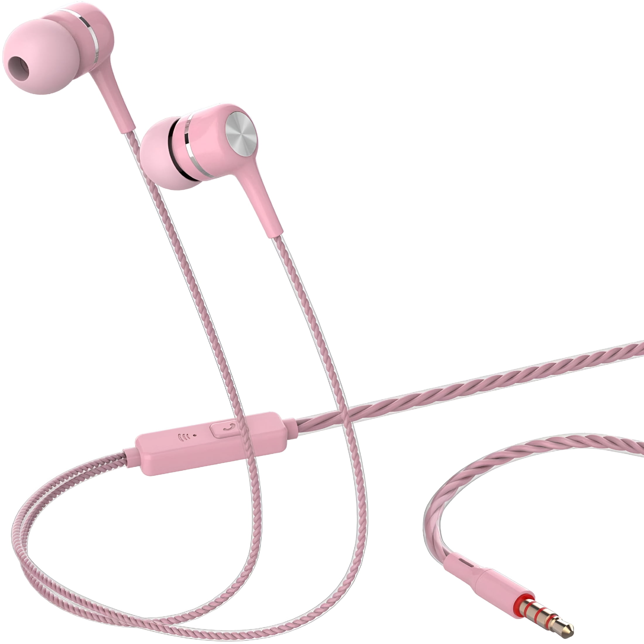 GJX Wired Stereo Earbuds with Microphone - Ear Buds Extra Long Cord ...