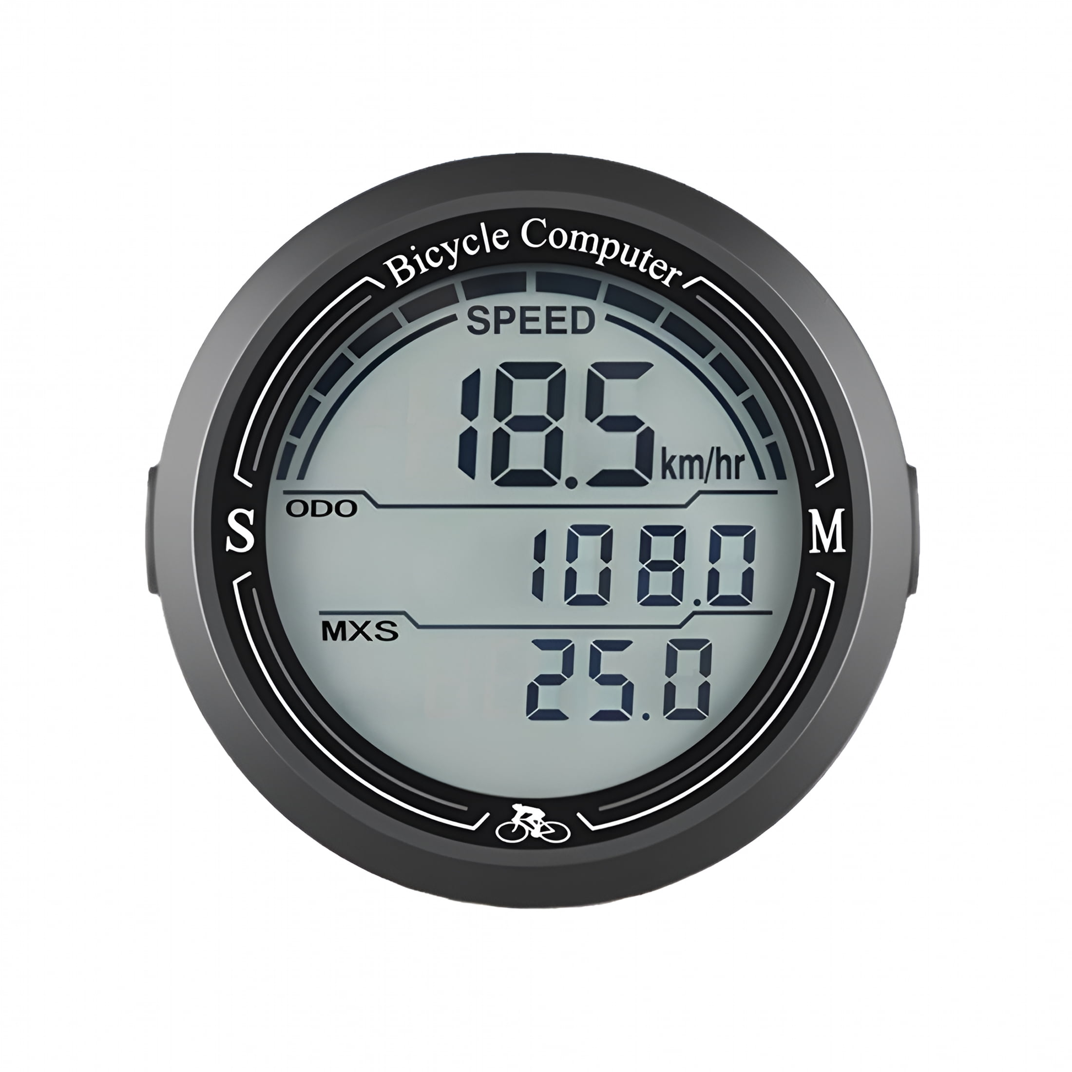 GJX Wireless Bike Speedometer Computer Speedo MTB Cycling Odometer LCD Waterproof - Walmart.com
