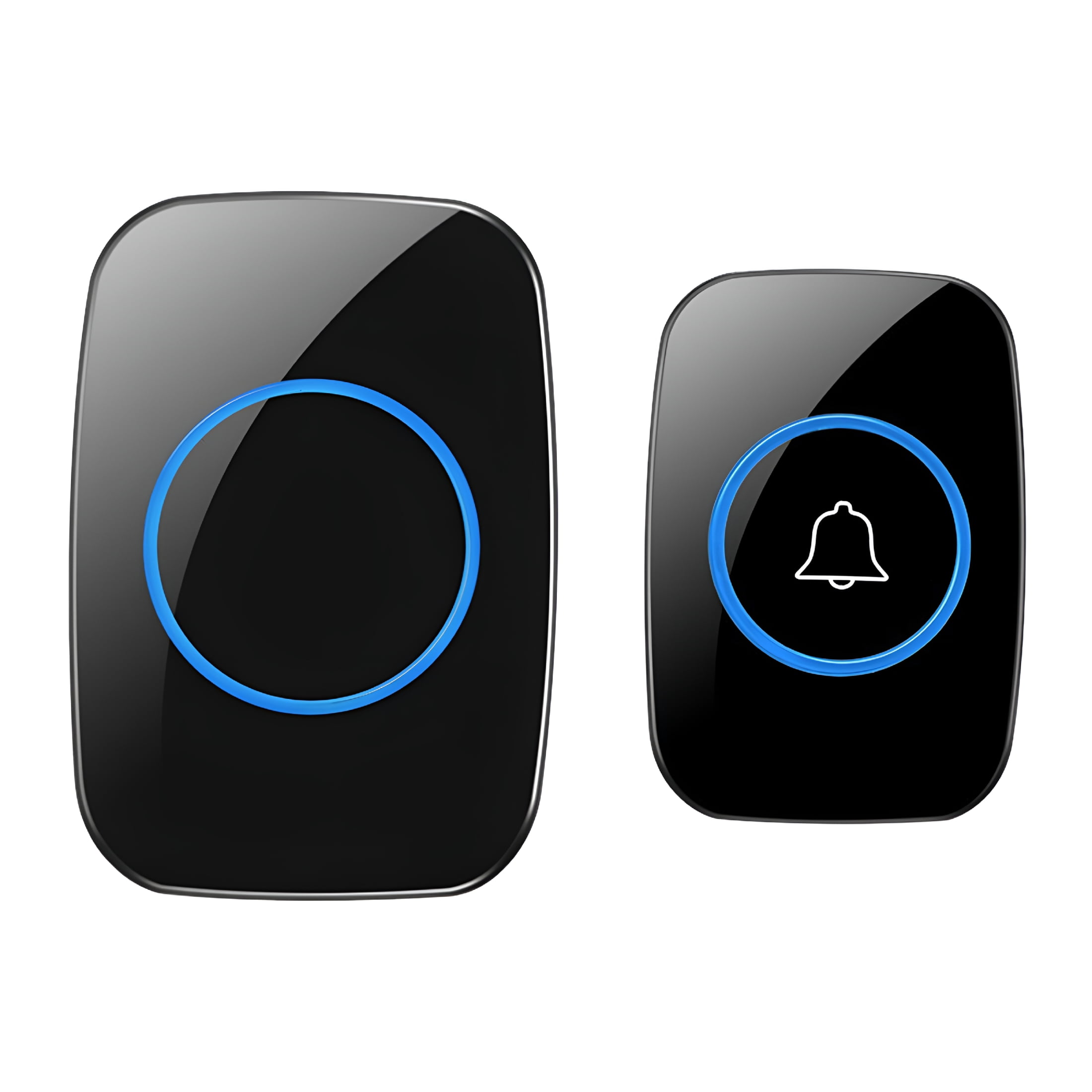 GJX Wireless Doorbell Household Electronic Remote Control Digital ...