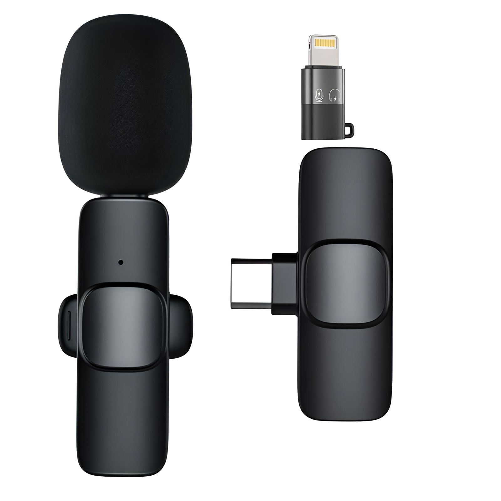 GJX Wireless Lavalier Microphone,Exclusive Custom Mold Design Wireless ...