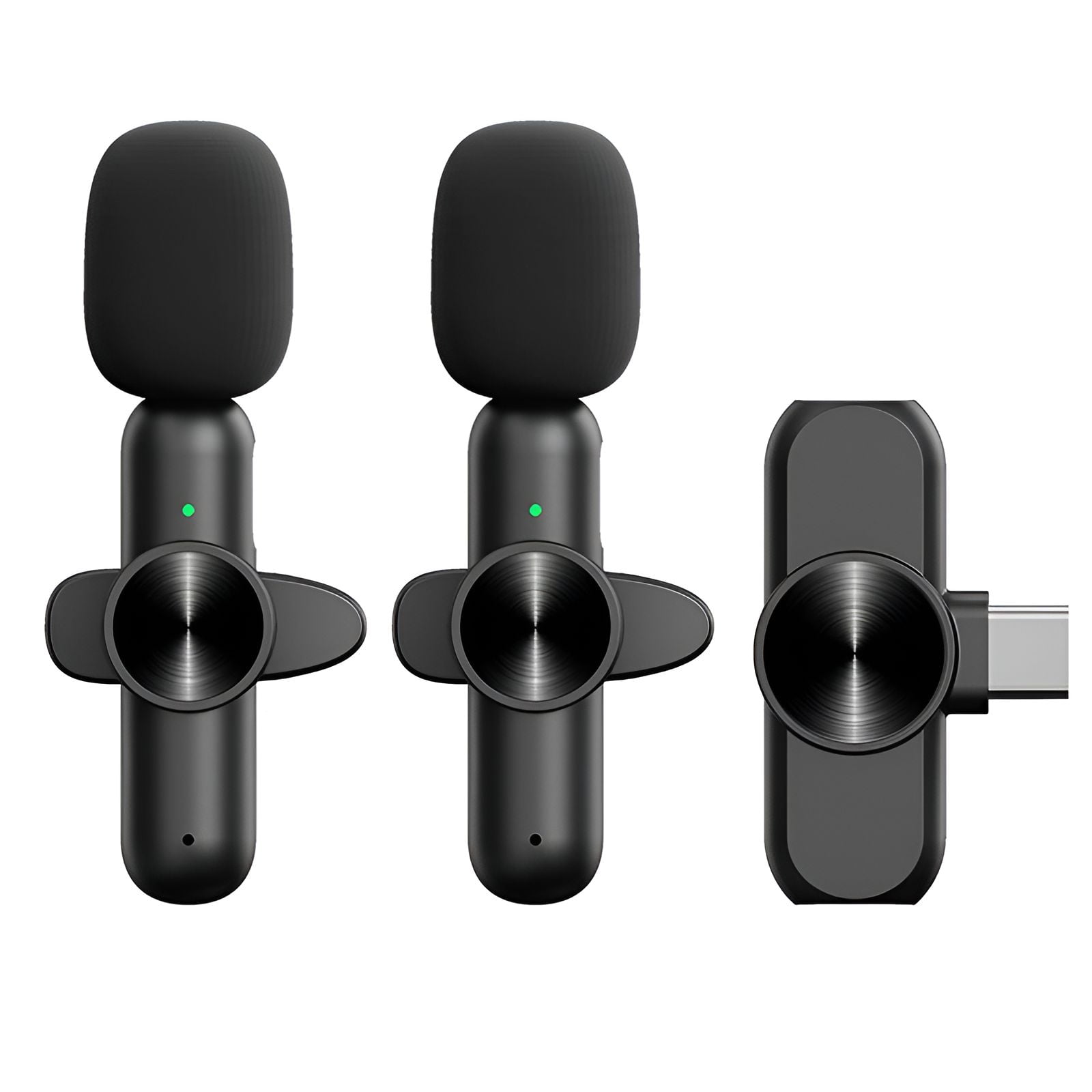 GJX Wireless Lavalier Microphone,Exclusive Custom Mold Design Wireless ...