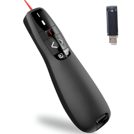 GJX Wireless Presenter Remote,USB Presentation Remote Control ...