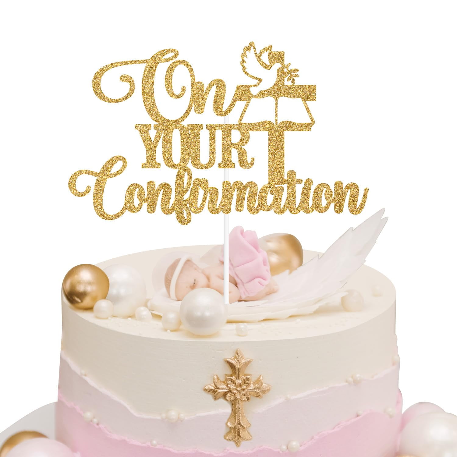 GJdundun On YourITSC Confirmation Cake Topper, Spanish My Baptism Cake Décor, First Cummunion ...