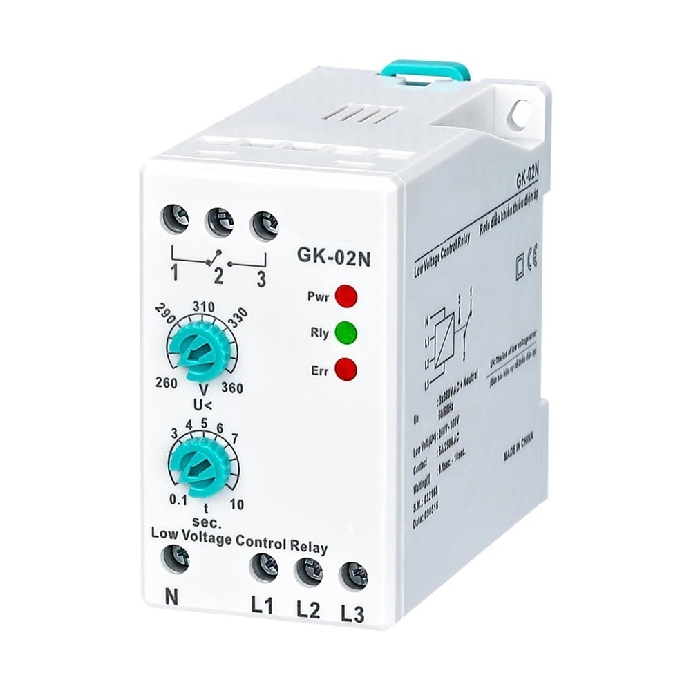 GK-02N Phase Failure Low Voltage Analogue Adjustable Protection Relay ...