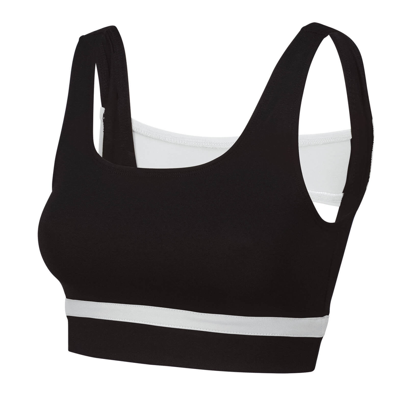 GK All Star Contrast Band Bra Top (White, 3X) - Walmart.com