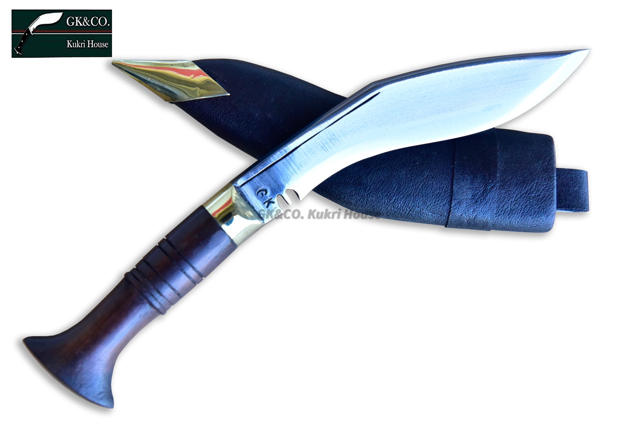 GK&CO. Kukri House Genuine Kukri - 5" Blade Biltong Kukri, Full Tang Authentic Khukuri Handmade ...