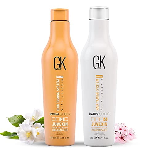 GK HAIR Global Keratin Colored Shield Shampoo and Conditioner Sets (8. ...