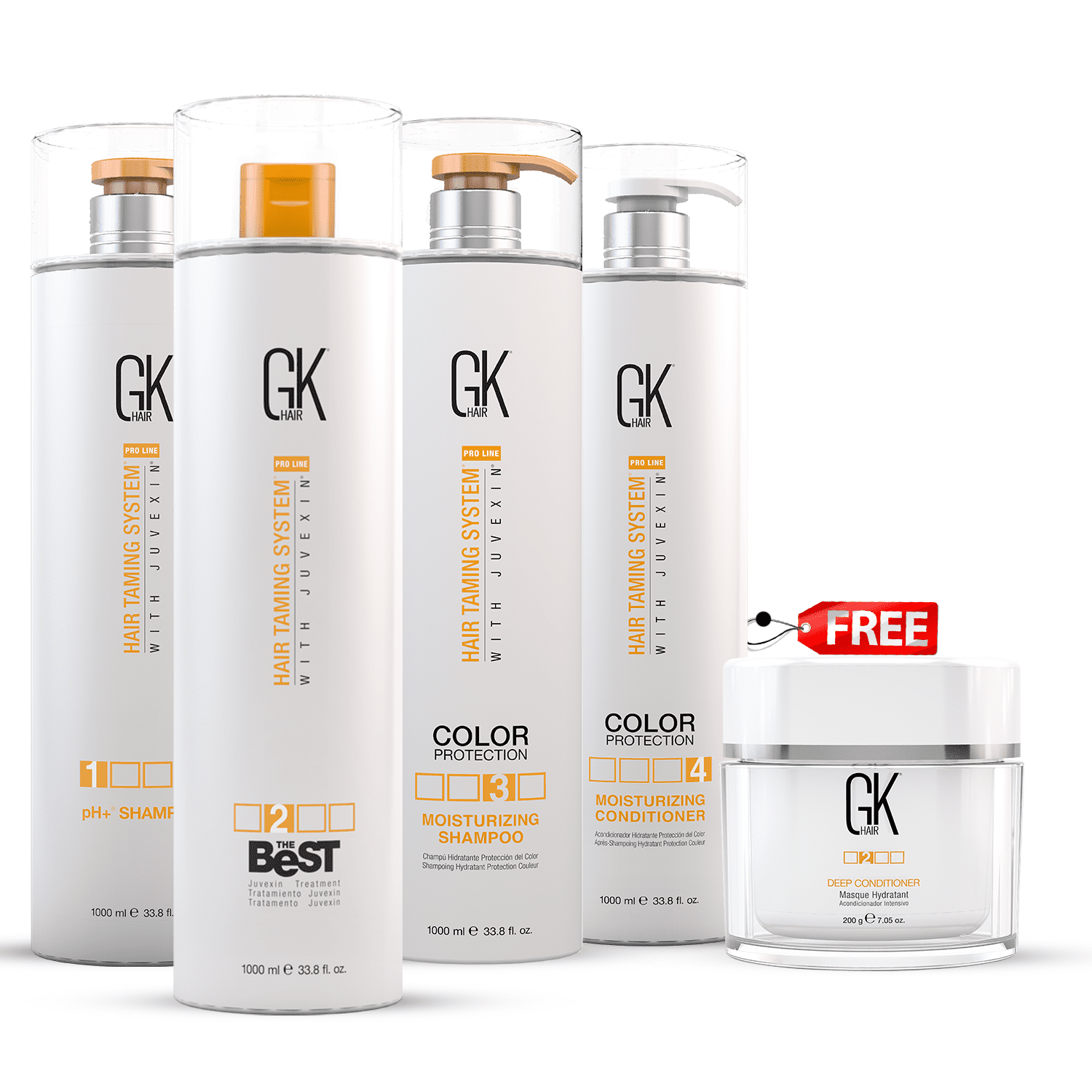 GK HAIR Global Keratin The Best Kit (33.8 Fl Oz/1000ml) Smoothing ...