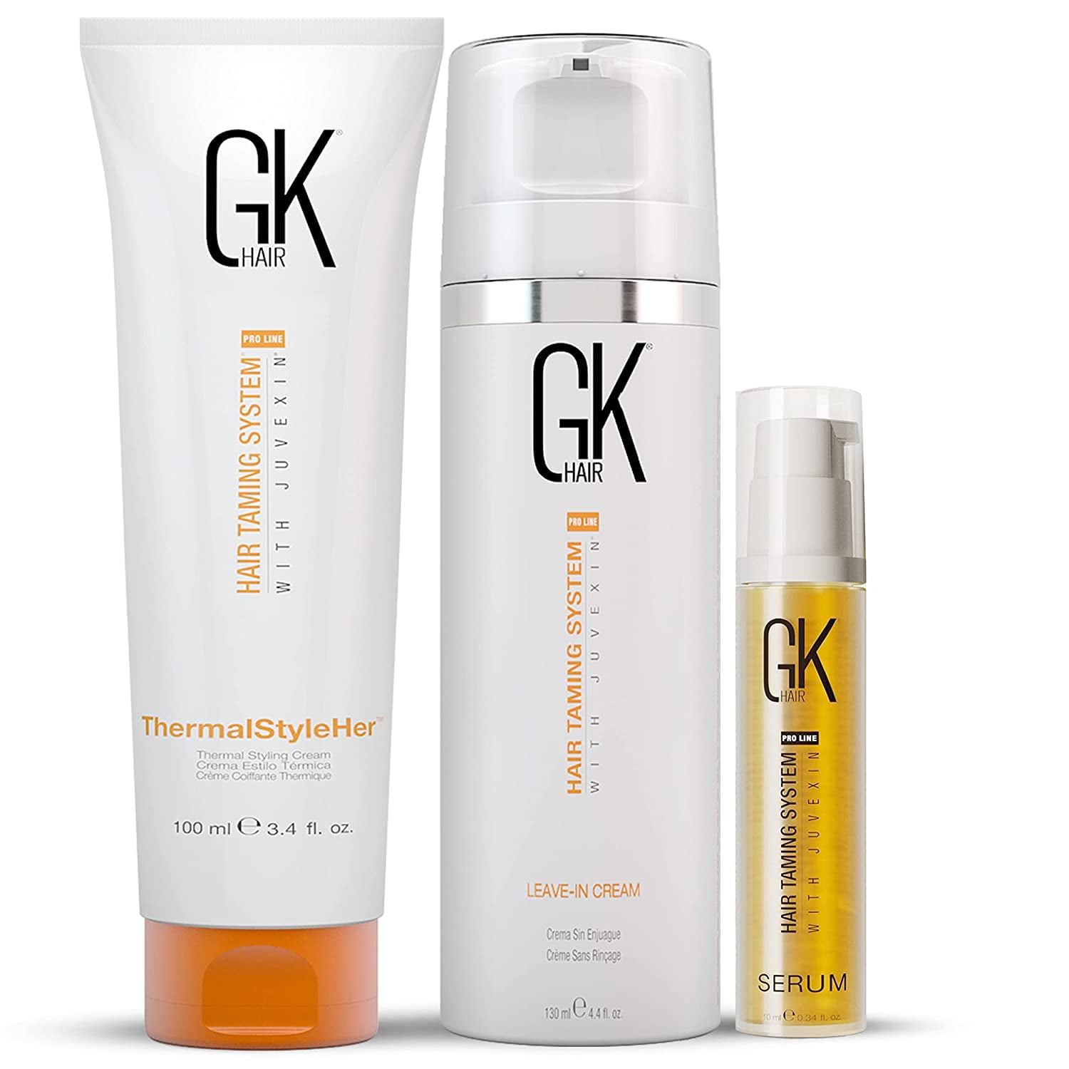 GK HAIR Global Keratin ThermalStyleHer Hair Cream (3.4 Fl Oz/100ml ...