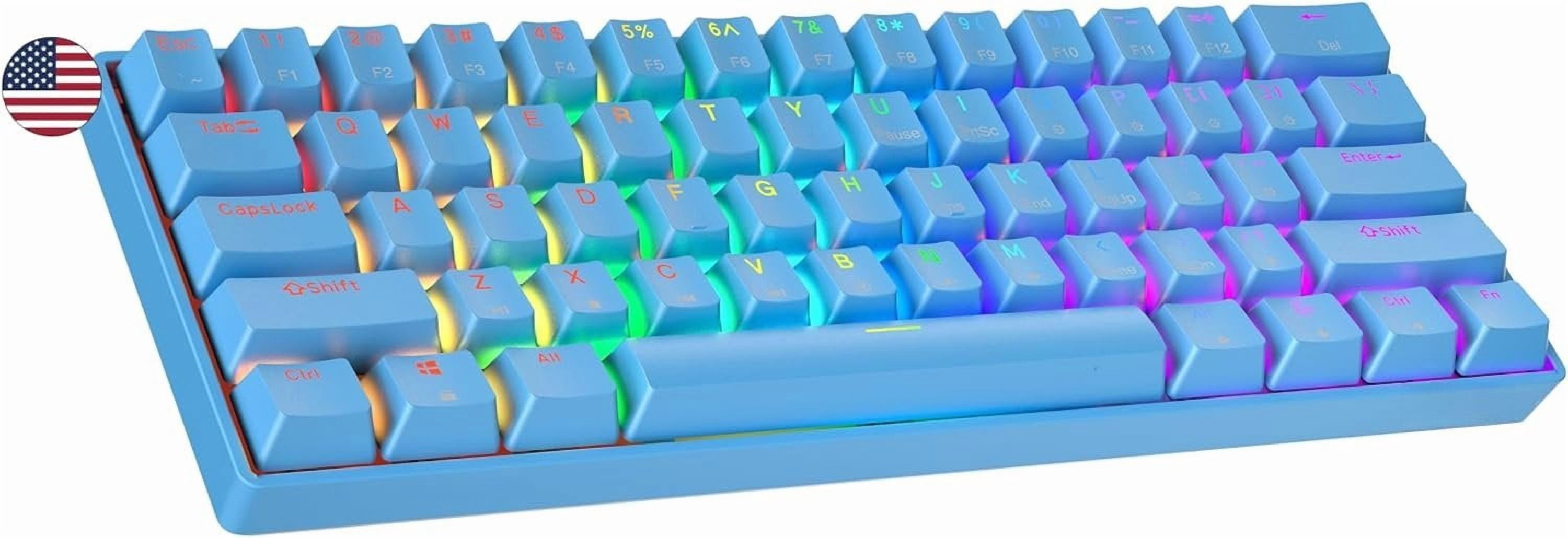GK61 60% | Hot Swappable Mechanical Gaming Keyboard | 61 Multi Color ...