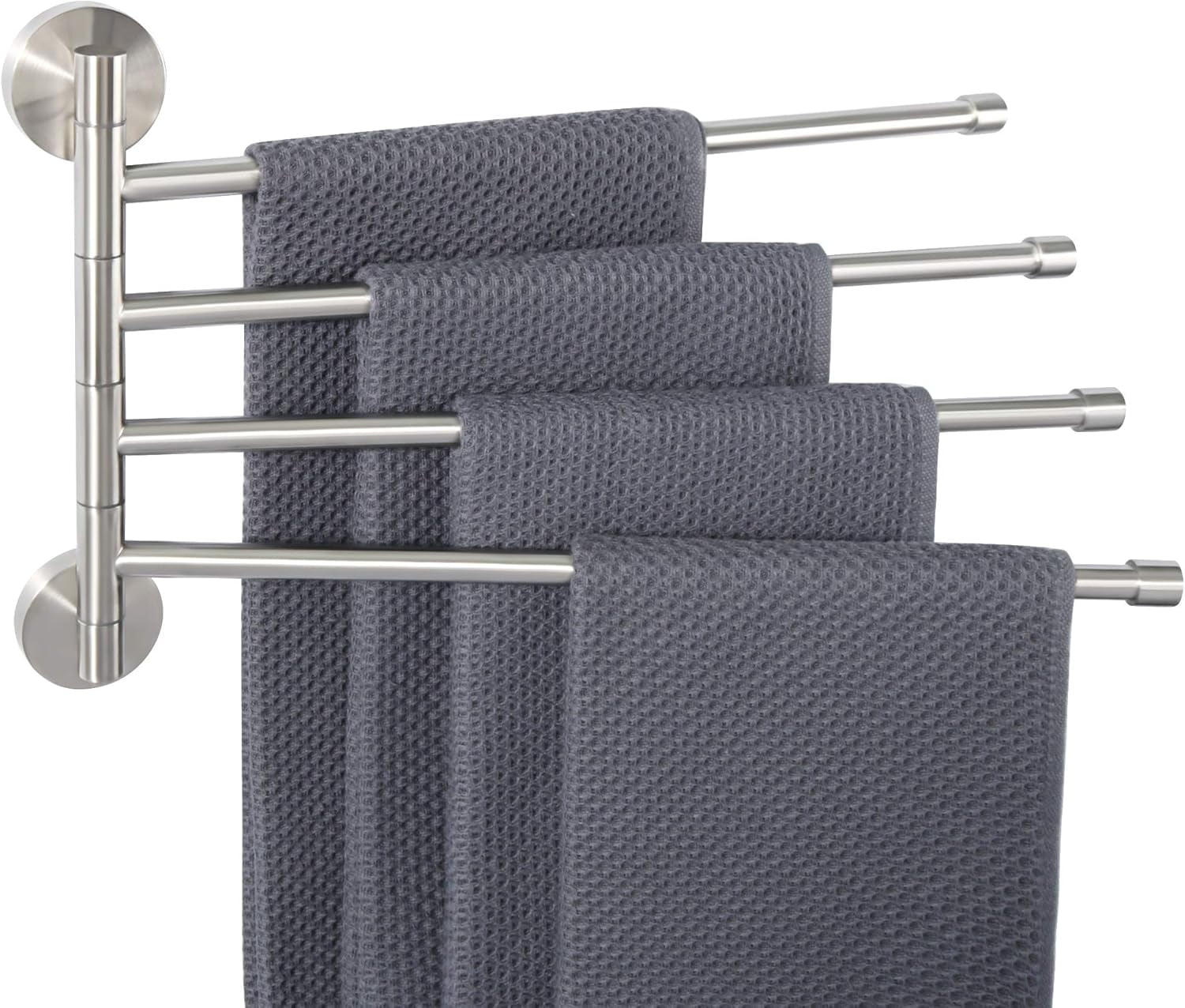 GK9003-LS SUS304 Stainless Steel Brushed Nickel Swing Out Towel Rack ...