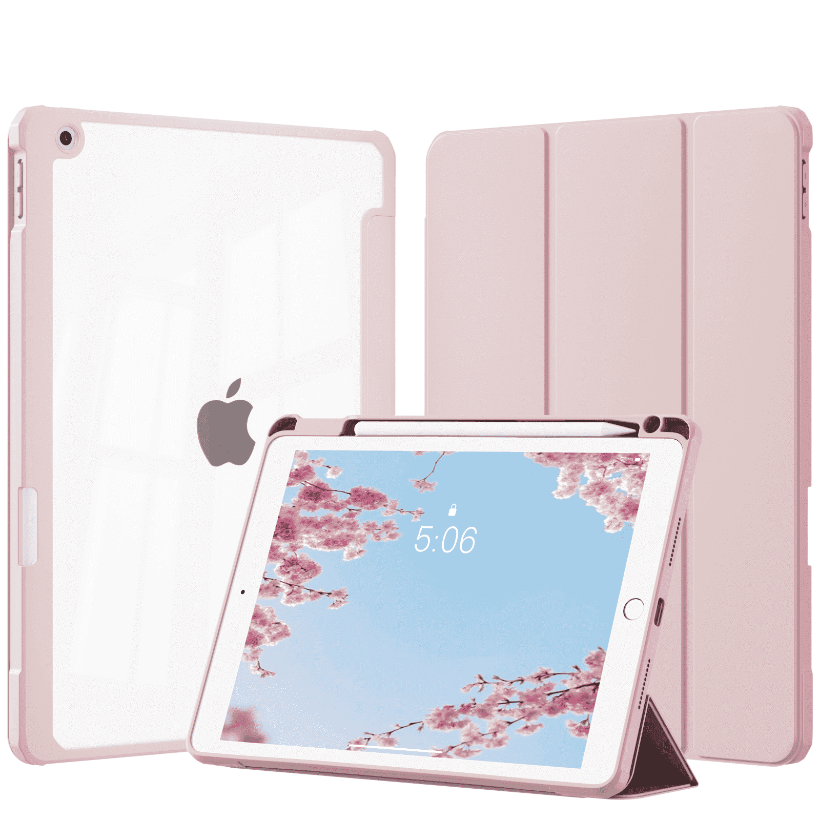 GKABXY Case for iPad 7/8/9th Generation 10.2 inch Transparent Case Hard ...