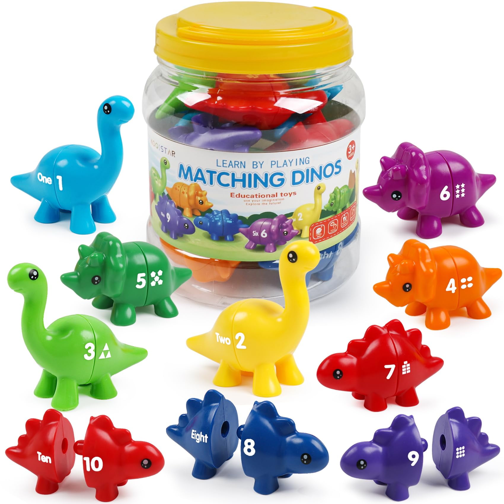 GKDOMS Montessori Numbers Sorting KEF16 & Matching Sensory Toy ...