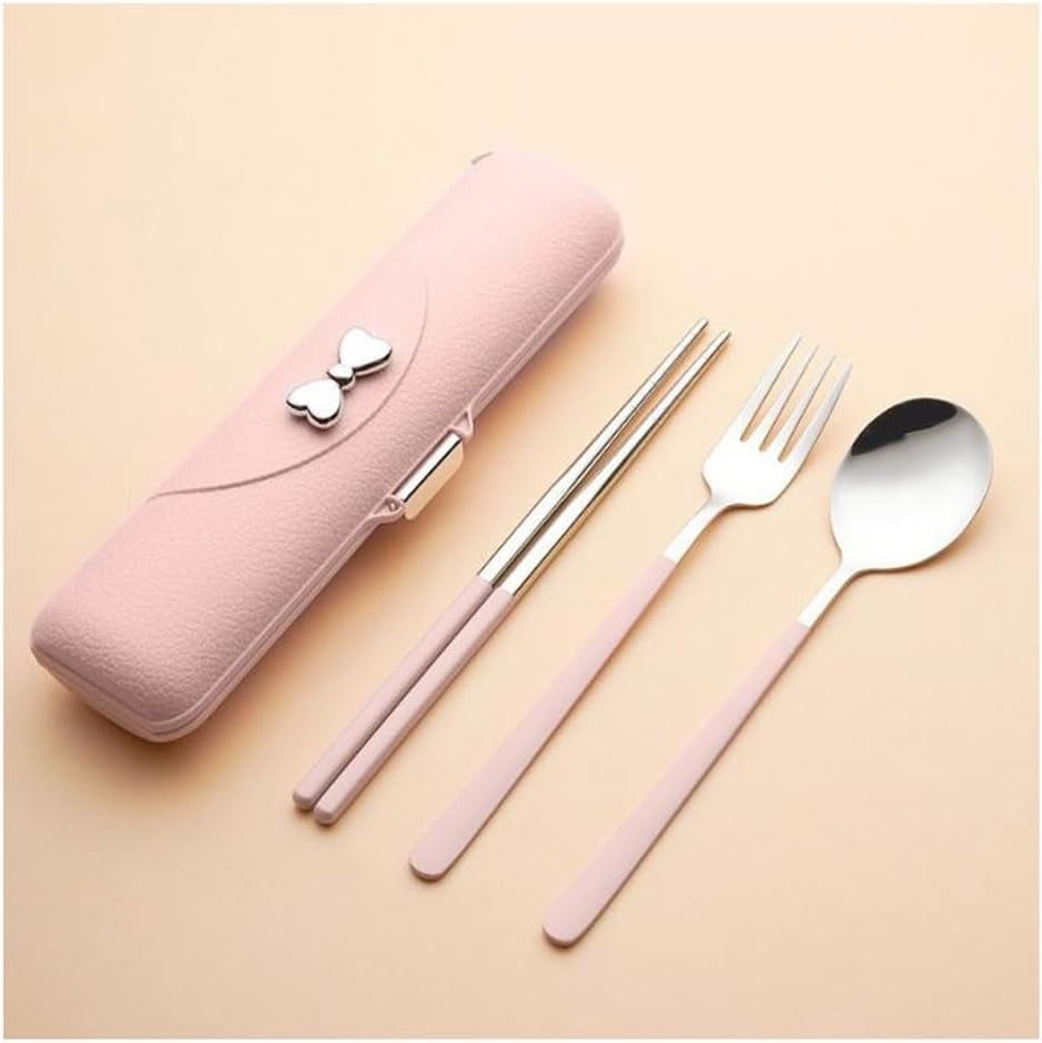 GKKJ Cutlery Set with Storage Box, Cute Cutlery Set for Girls ...